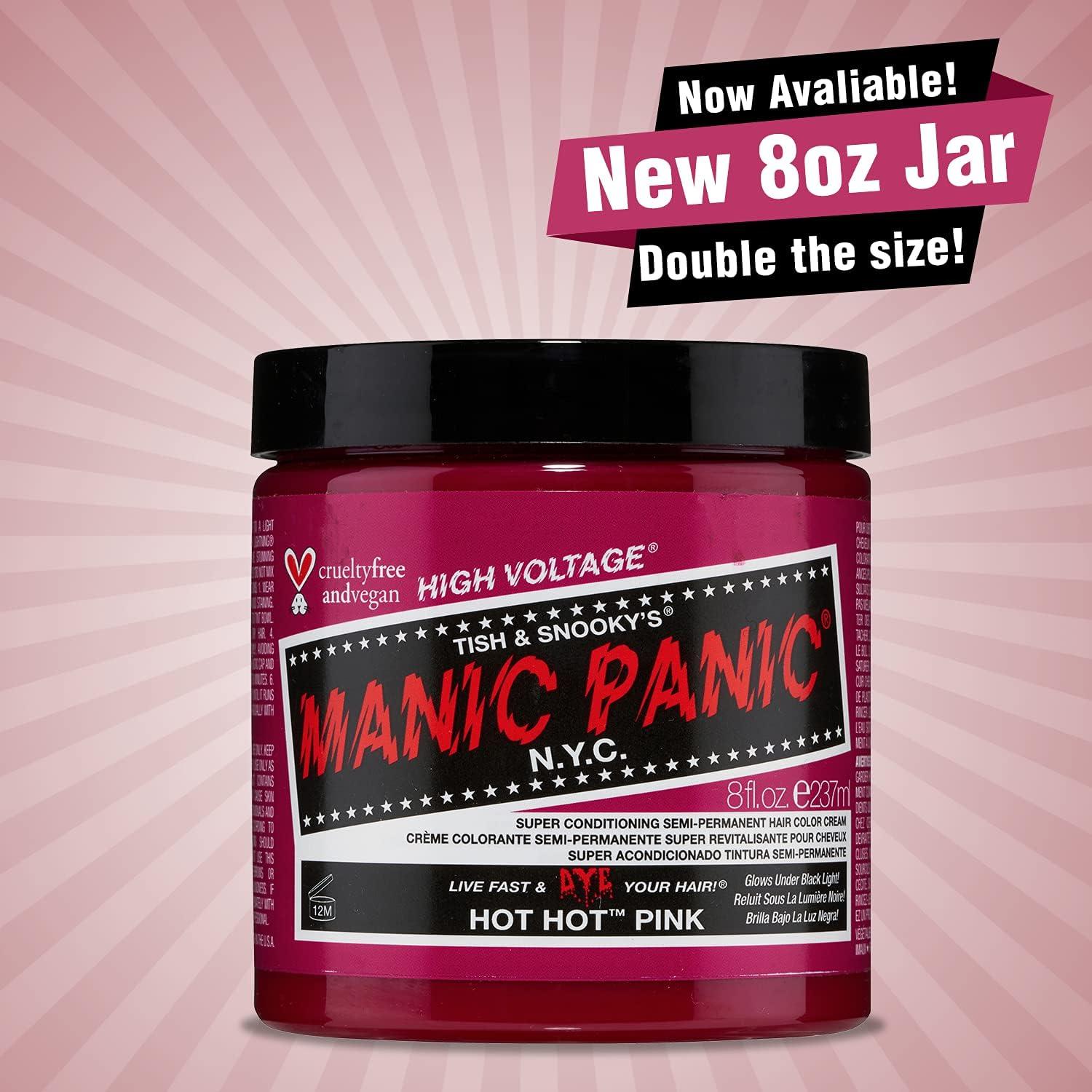 BIG POT Manic Panic 8oz High Voltage Classic Cream Formula Colour Hair ...