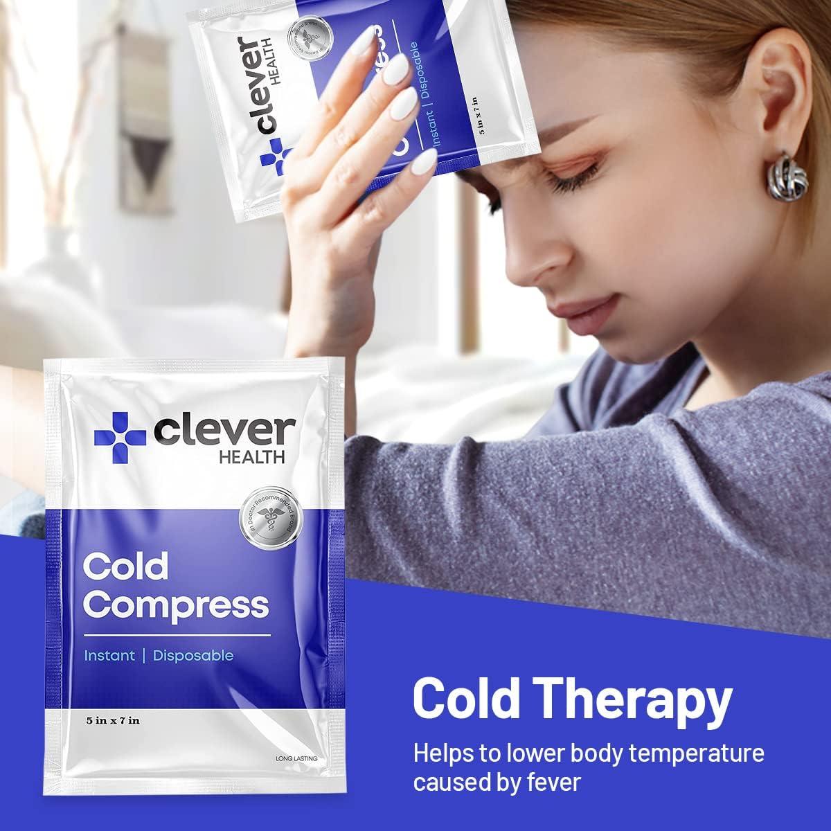 Instant Cold Pack - Disposable Ice Packs for Injuries, Swelling, Muscle ...