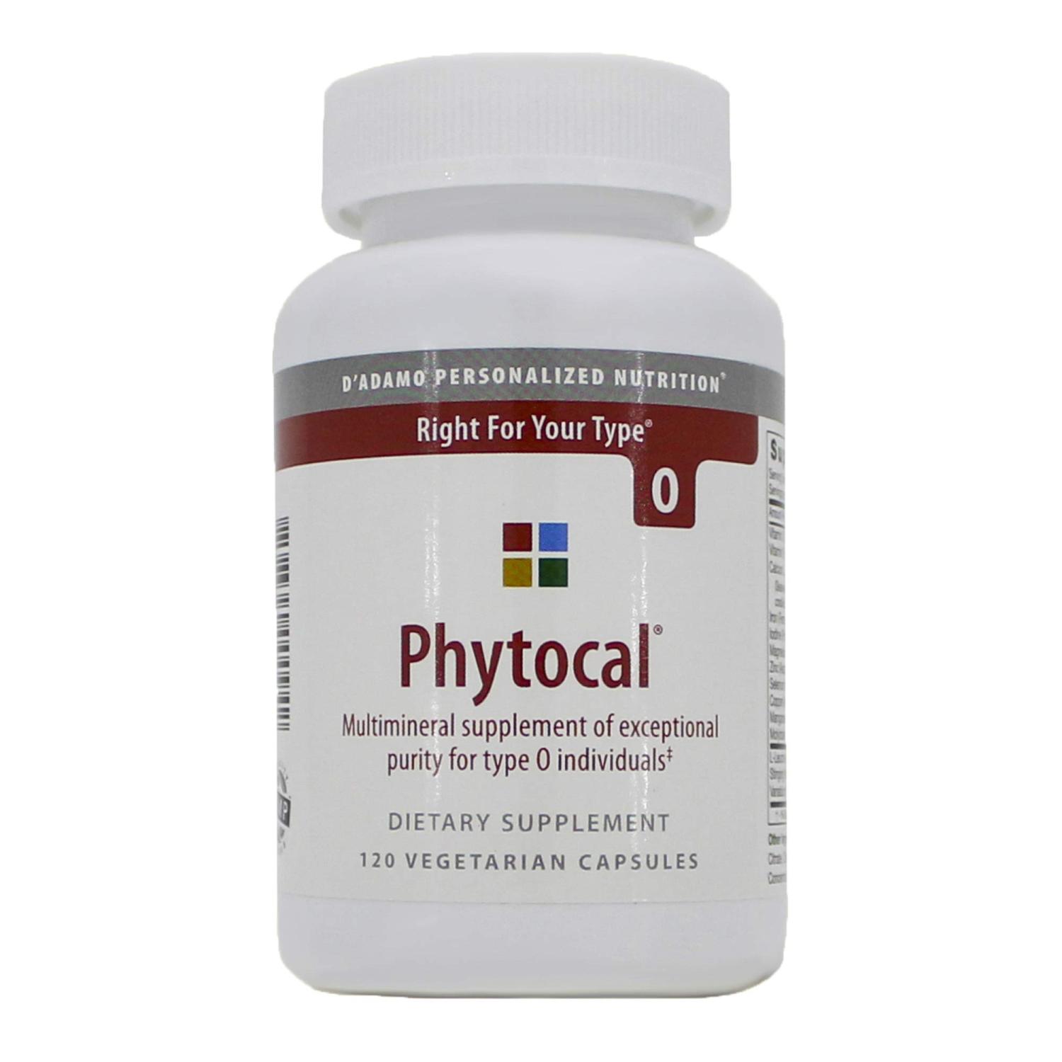 Phytocal Mineral Formula (Type O) 120 Capsules - 2 Pack | Essential ...