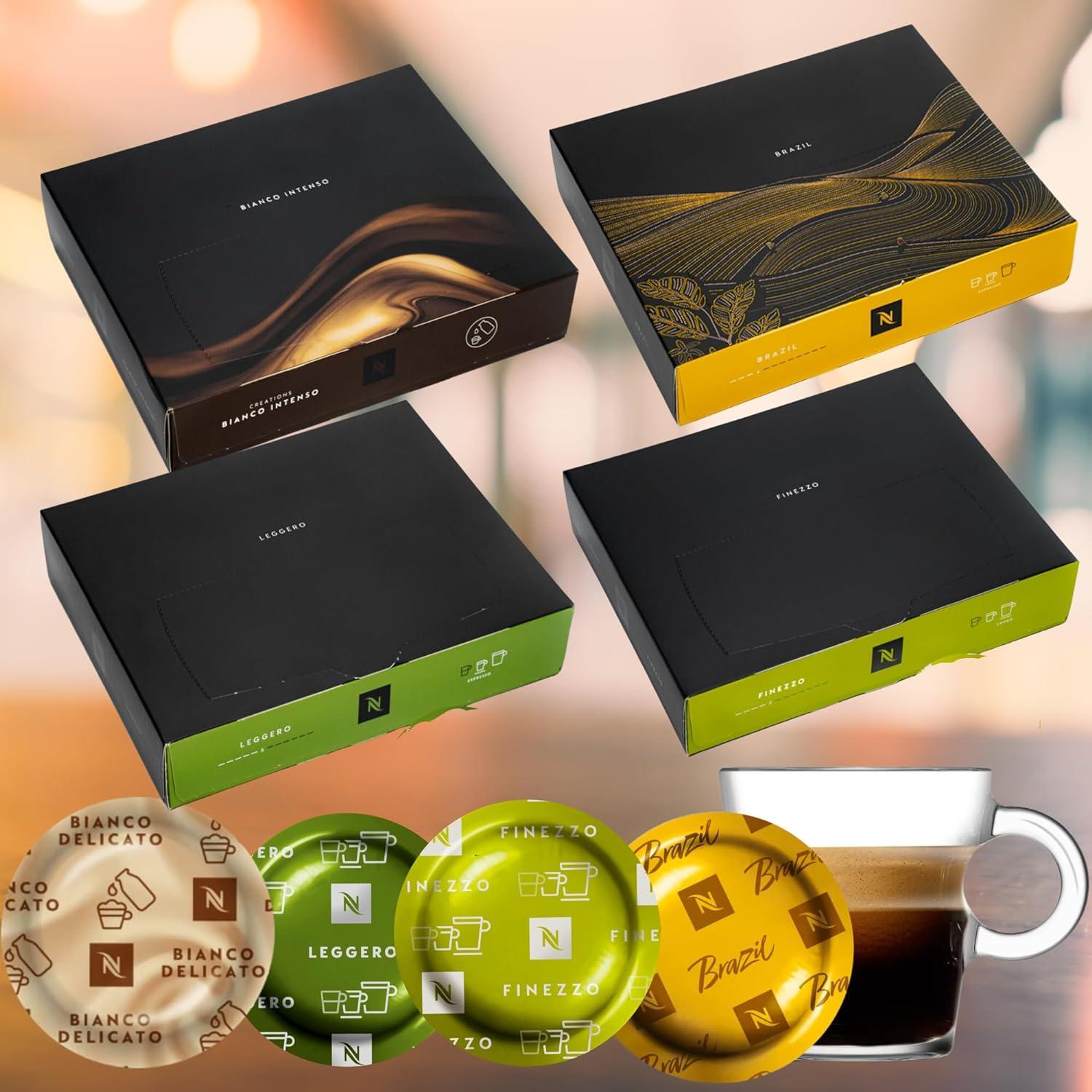 Pro Capsules Mild Assortment - 200 Coffee Pods Bianco Delicato Leggero ...