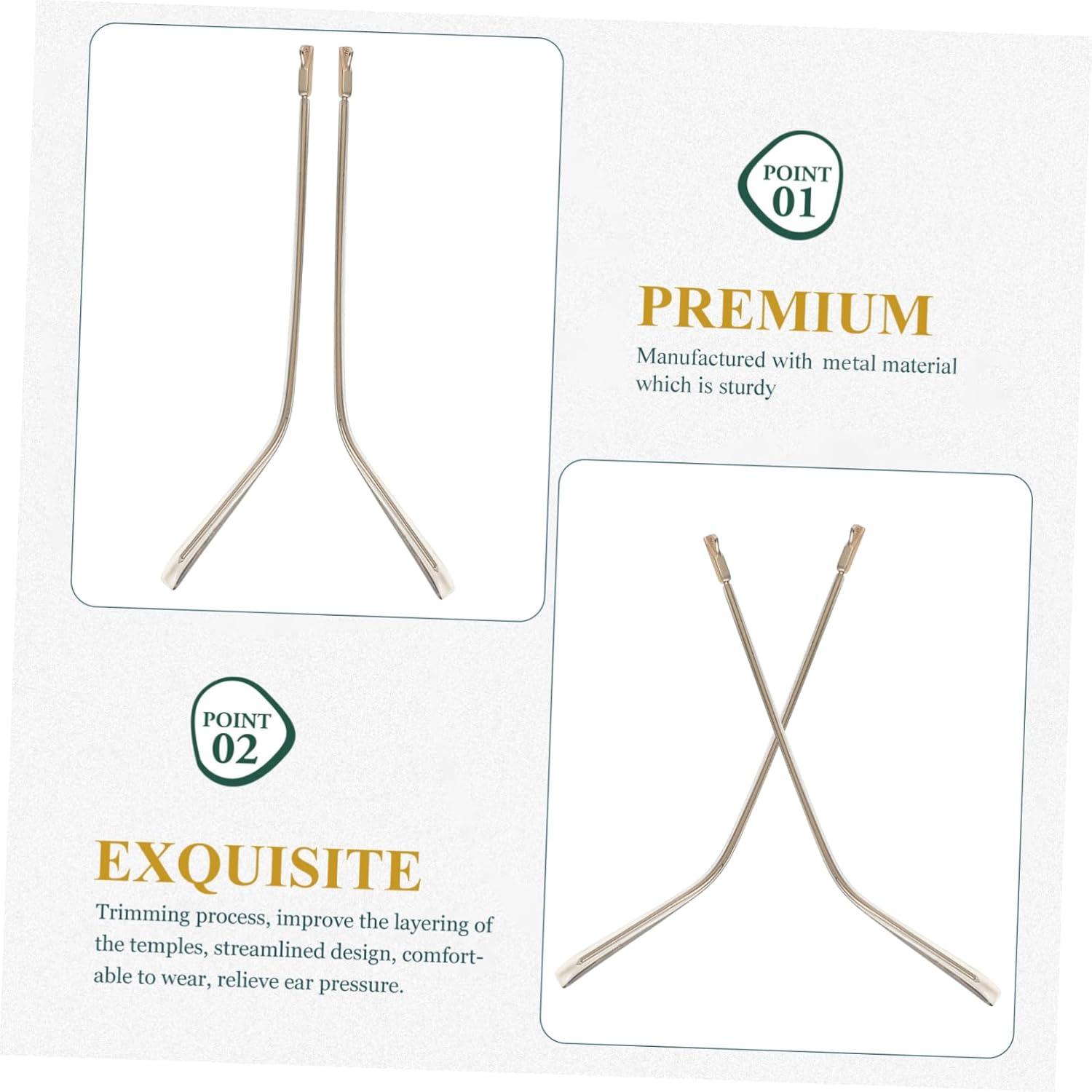 Buy Tovinanna Metal Stirrup Replacement Pair - Universal Glasses Arm ...