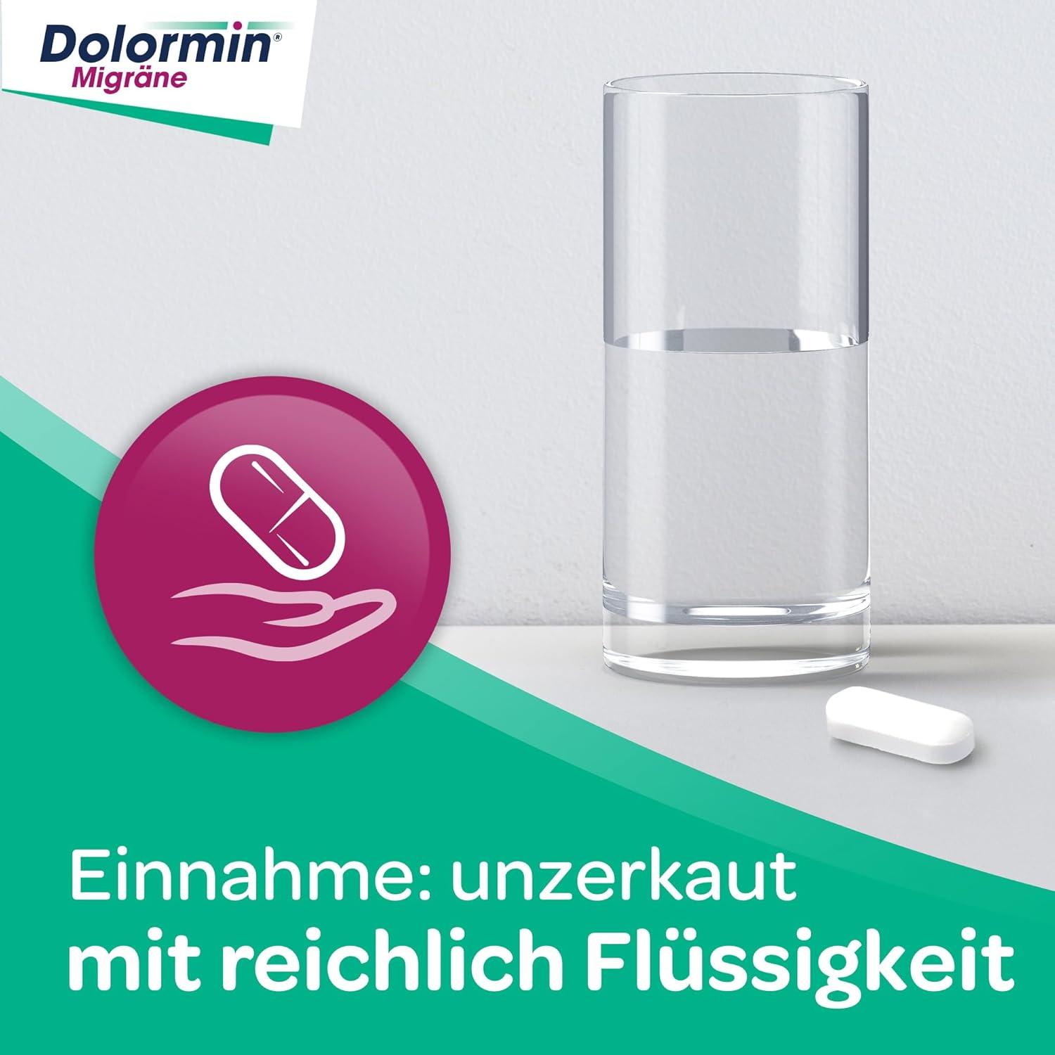 Dolormin Migraine Tablets - Fast Relief for Headaches & Migraine ...