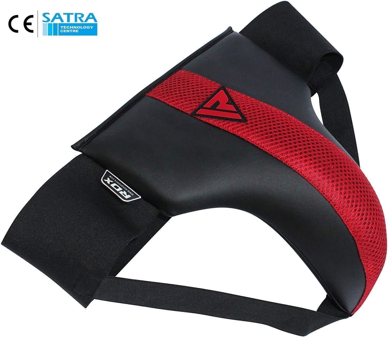 RDX Groin Protector | SATRA Approved Maya Hide Leather Abdo Guard for ...