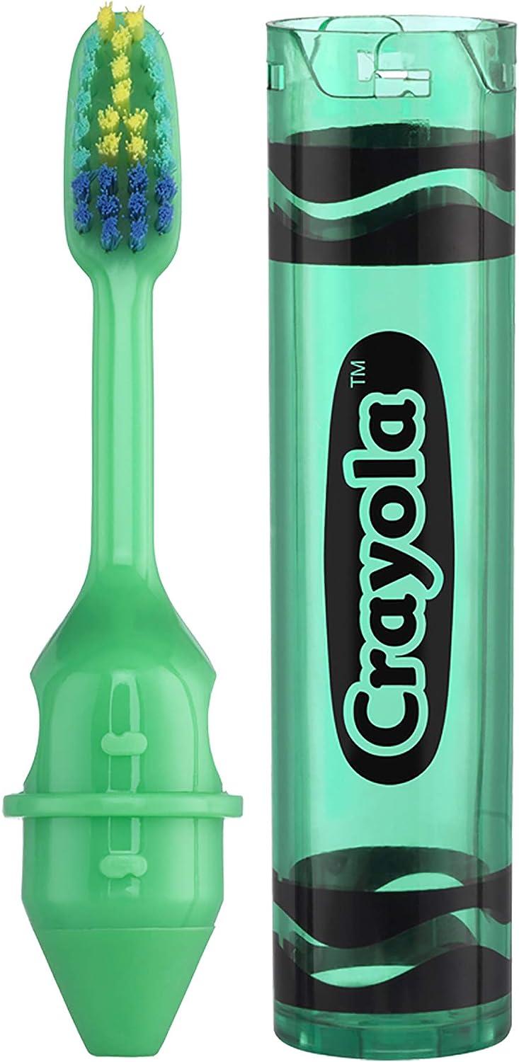 Crave Clean: GUM Crayola Kids' Travel Toothbrush with Antibacterial ...