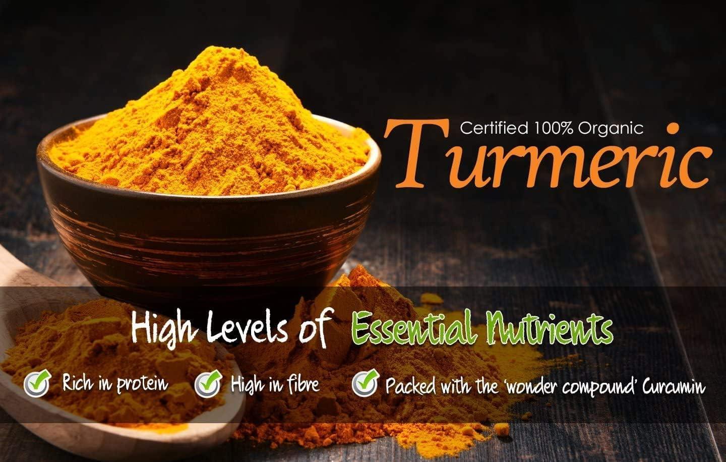 MySuperfoods Organic Turmeric Powder 1kg - Natural Source of Curcumin ...