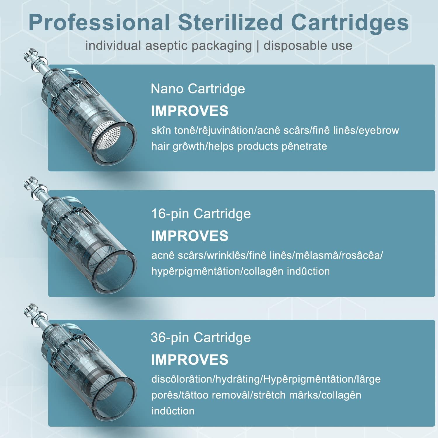 Tilmann Wireless Microneedling Pen Dermapen Kit for Face and Body ...