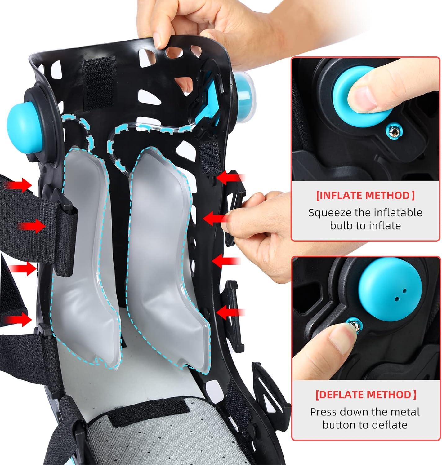 Medical Inflatable Air Cam Walker Boot - Large | Orthopedic Boot for ...