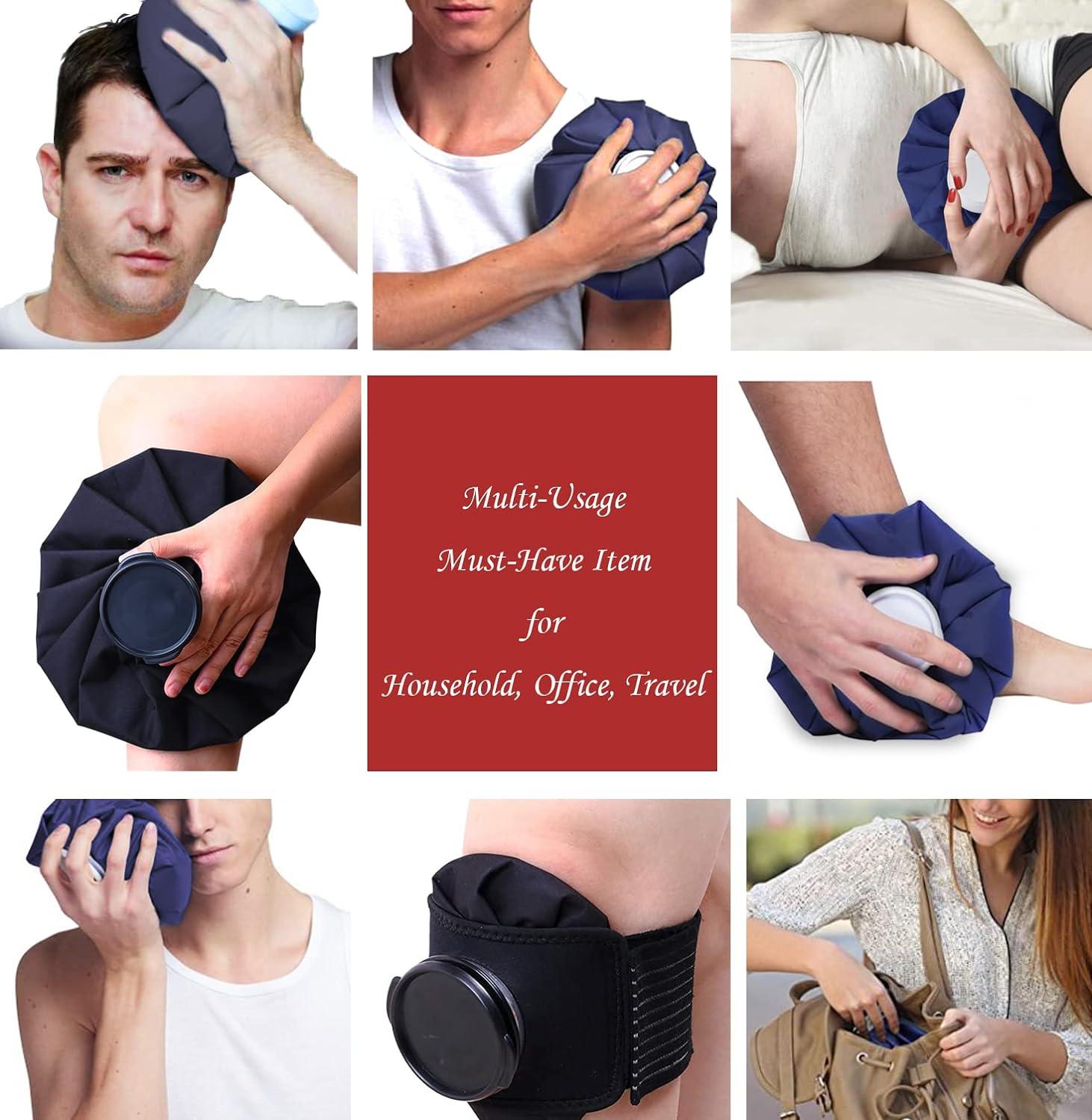 Capshat Ice Bag - Refillable Pain Relief for Injuries, Menstrual Cramps ...