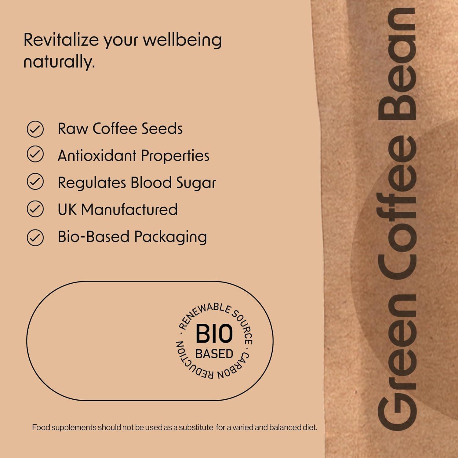 High Strength Green Coffee Bean Capsules 6000MG - Unroasted Extract ...