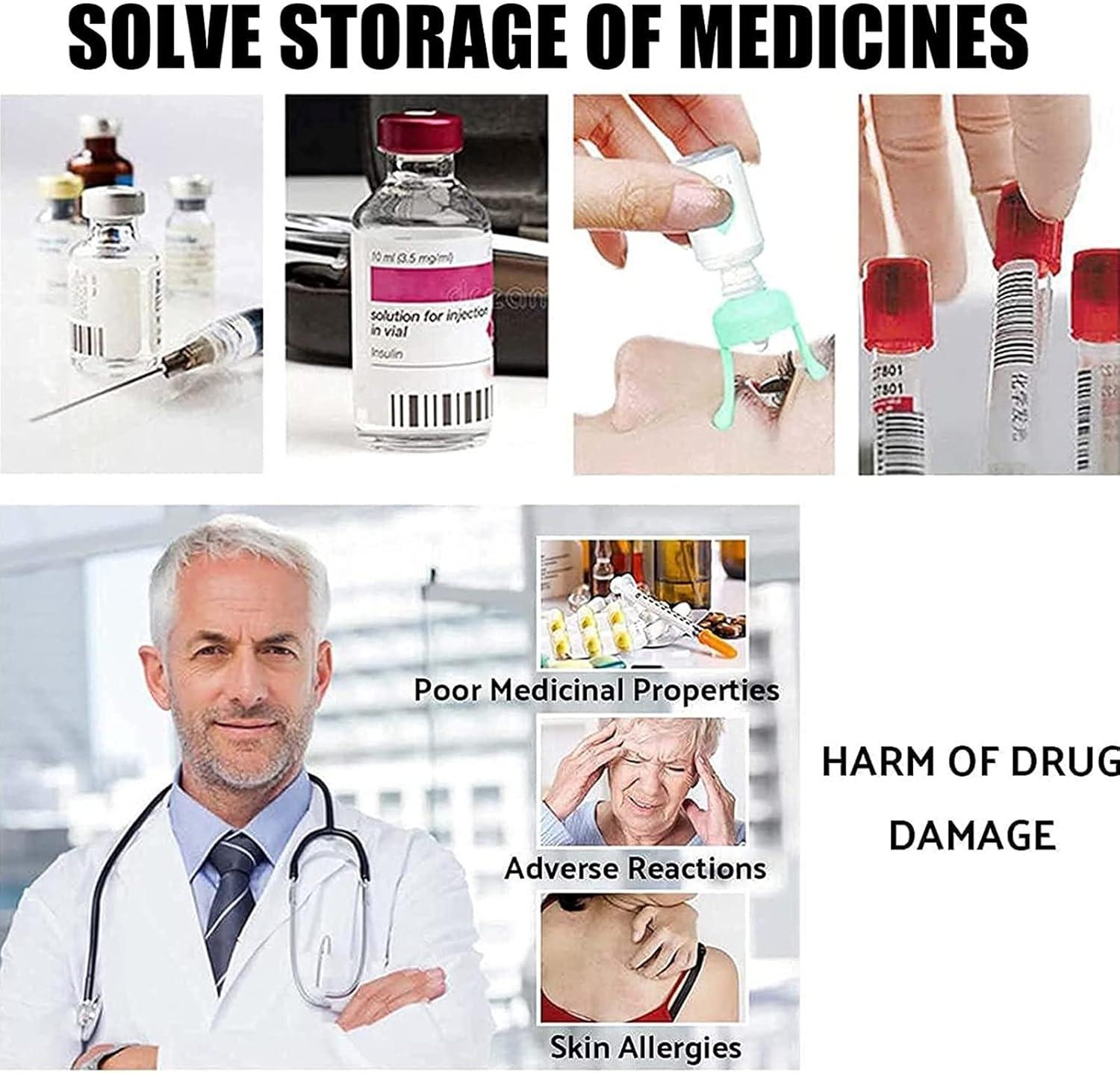 Insulin Cooler Refrigerated Box Mini Drug Constant Temperature ...