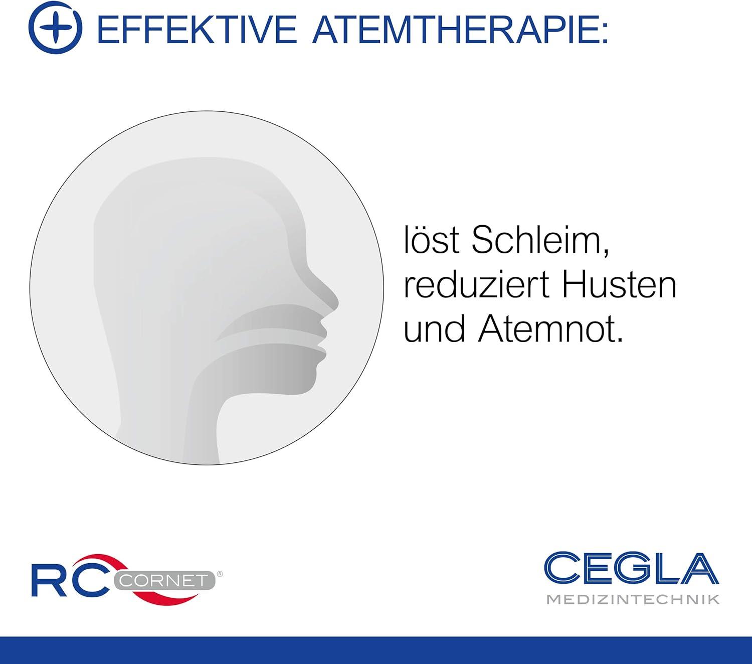 CEGLA RC-CORNET Respiratory Therapy Device - Reduce Coughing Loosen ...