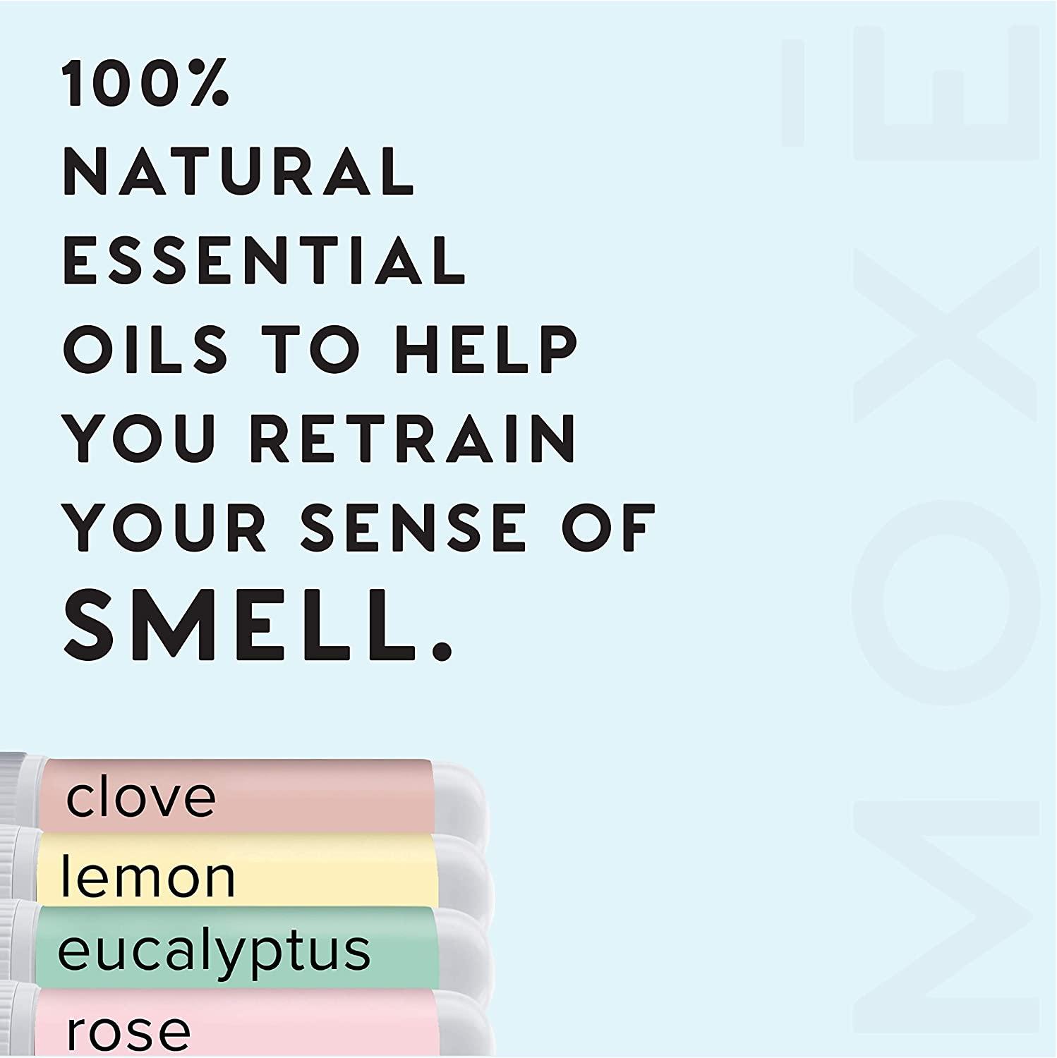 MOXE Smell Training Kit: Olfactory Regeneration with 4 Essential Oils - Made in USA | Natural ...