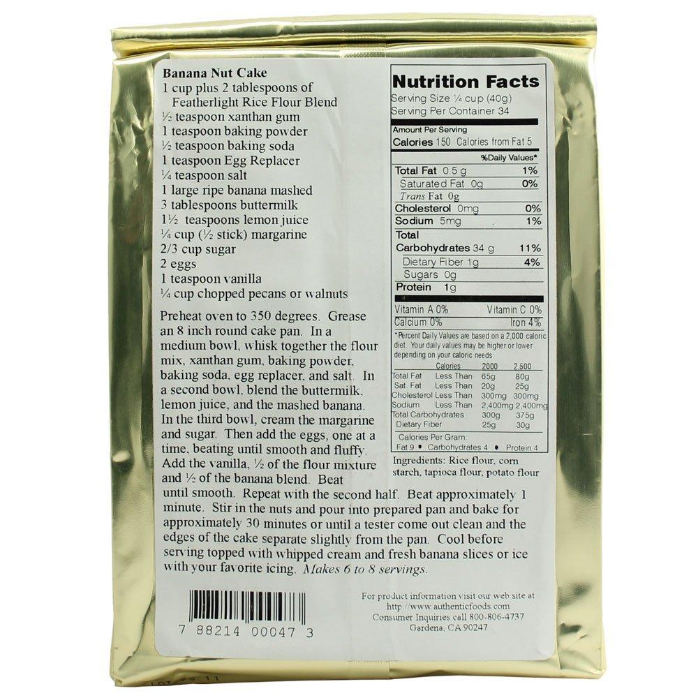 Authentic Foods Bette's Featherlight Rice Flour Blend - 3lb | Gluten ...
