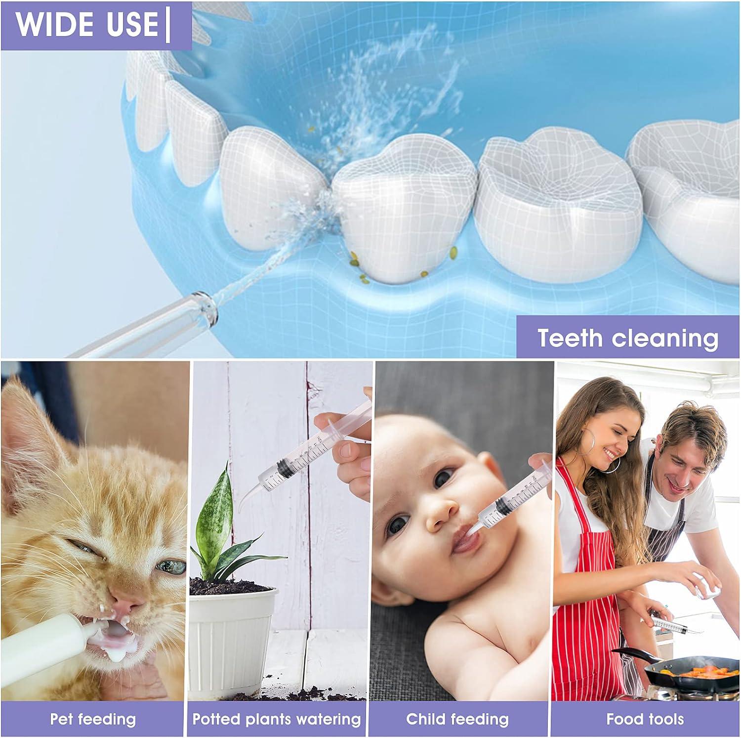 Molain 12ml Oral Dental Syringe & Ear Cleaning Kit - 5 Pieces ...