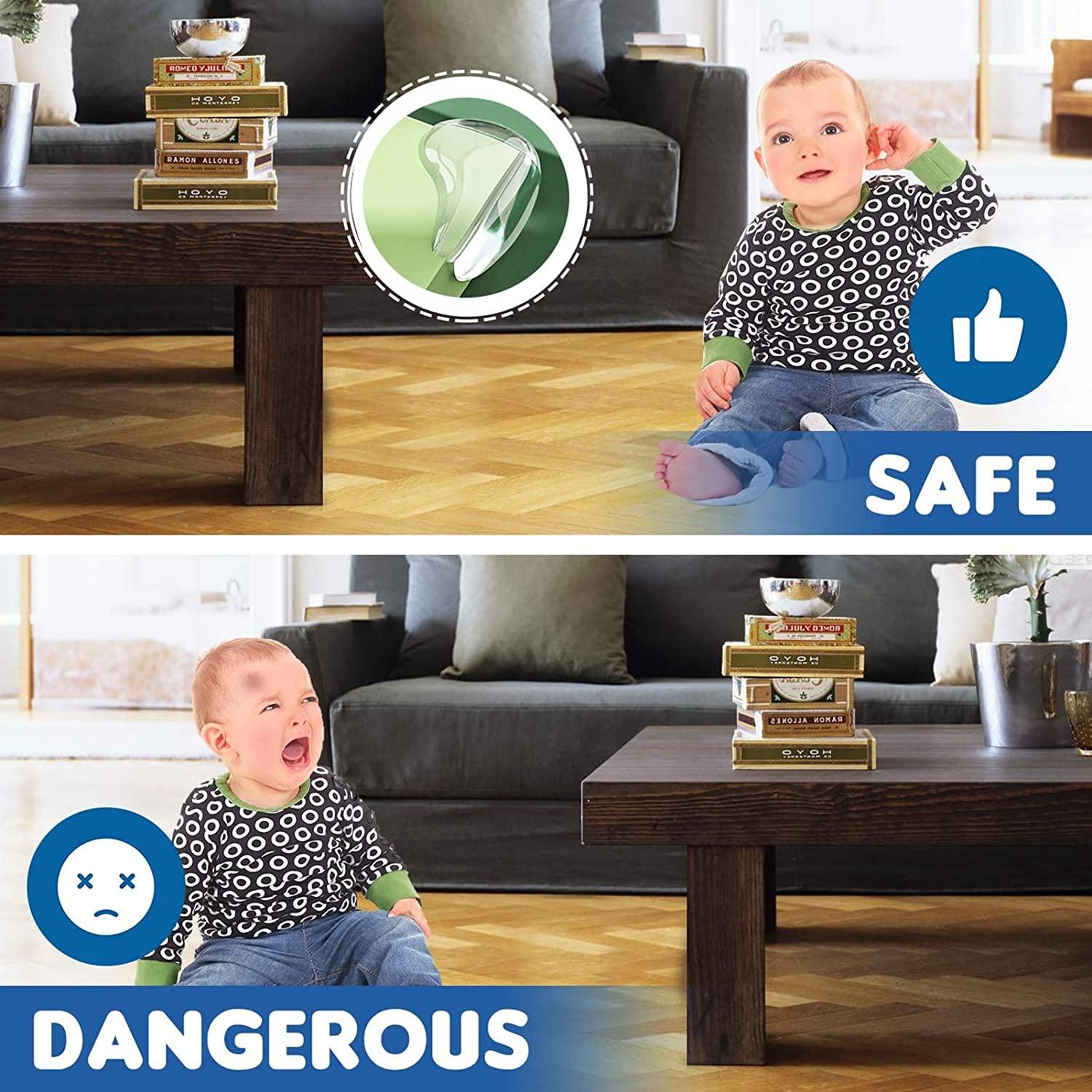 Anti Collision Safety Corner Protectors with Adhesive, Prevent Child ...