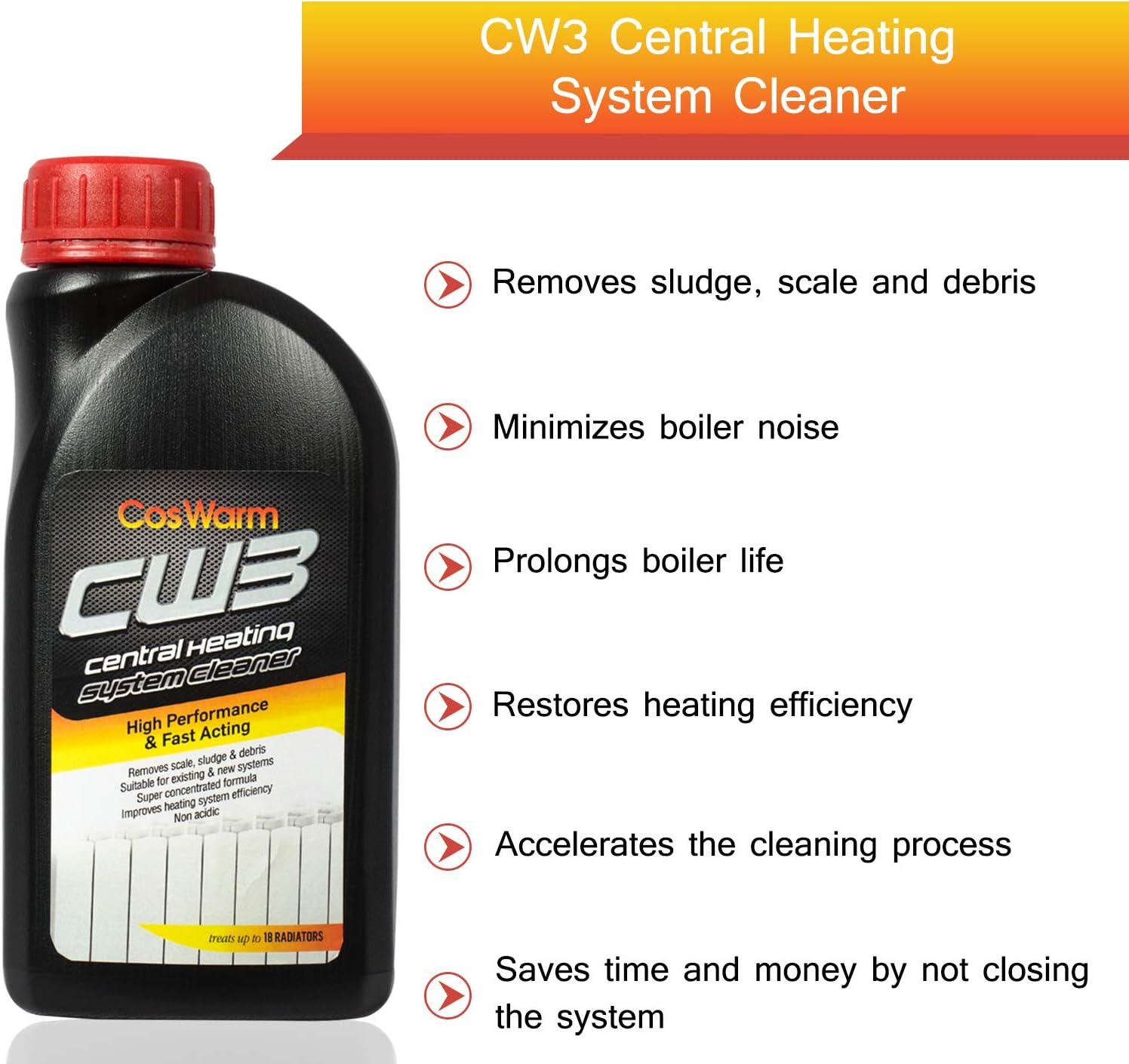 CW3 Central Heating System Cleaner | Cleans & Descale Up to 18 ...