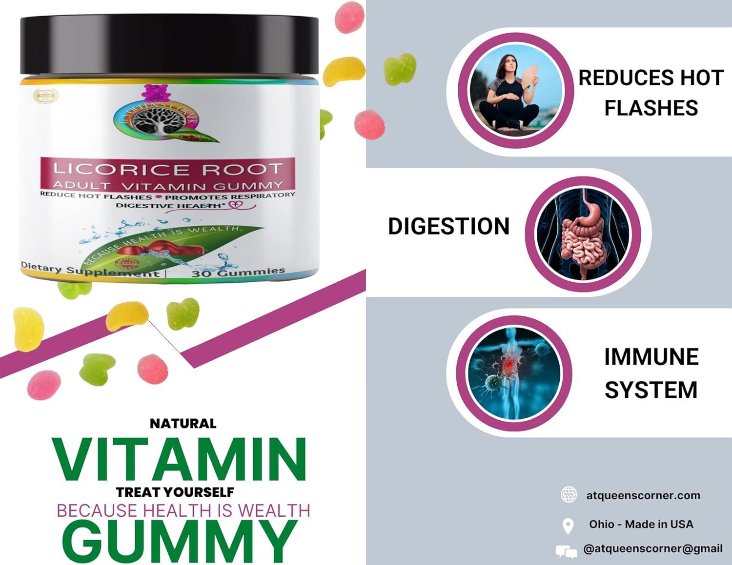 Licorice Root Adult Supplement Gummy - Natural and Delicious | Buy Now ...