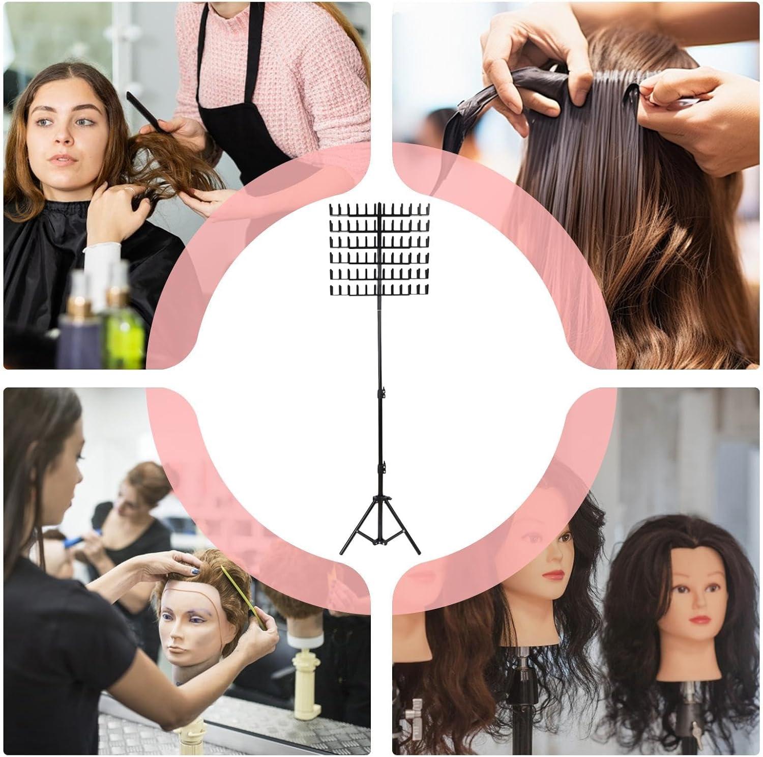 Braiding Hair Rack - Height Adjustable Braiding Hair Rack | Double ...