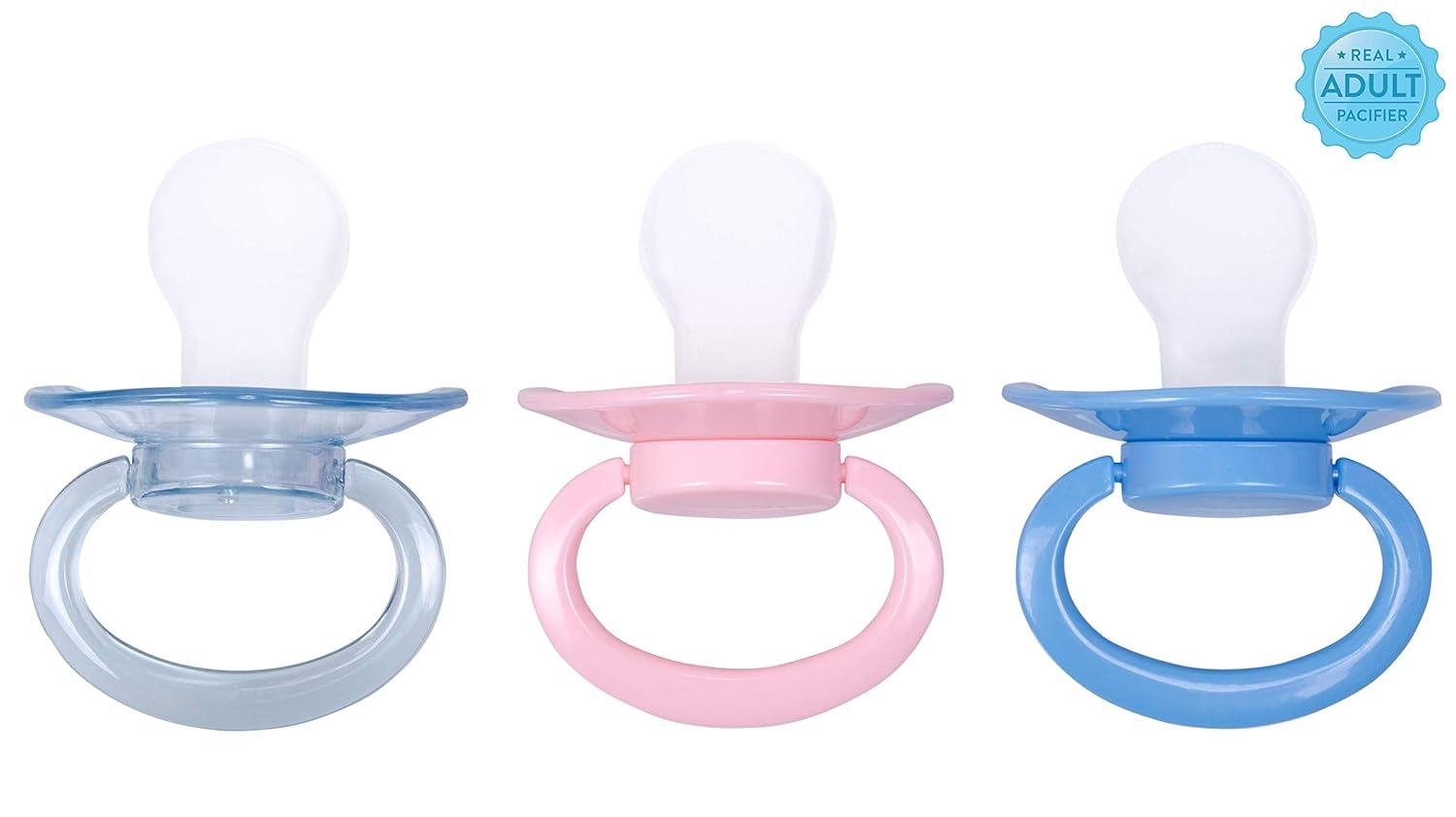 J&Or Classic Original Adult Pacifier Dummy - Three Color Pack ...