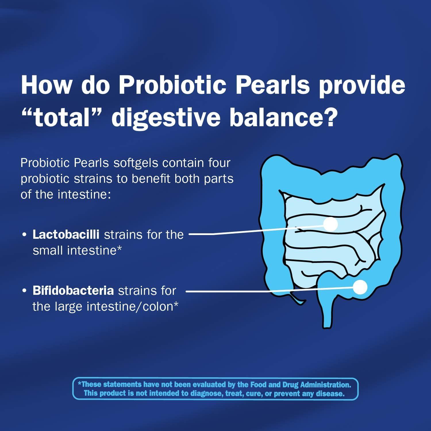 Nature's Way Probiotic Pearls Max Potency - 5 Billion Active Cultures ...