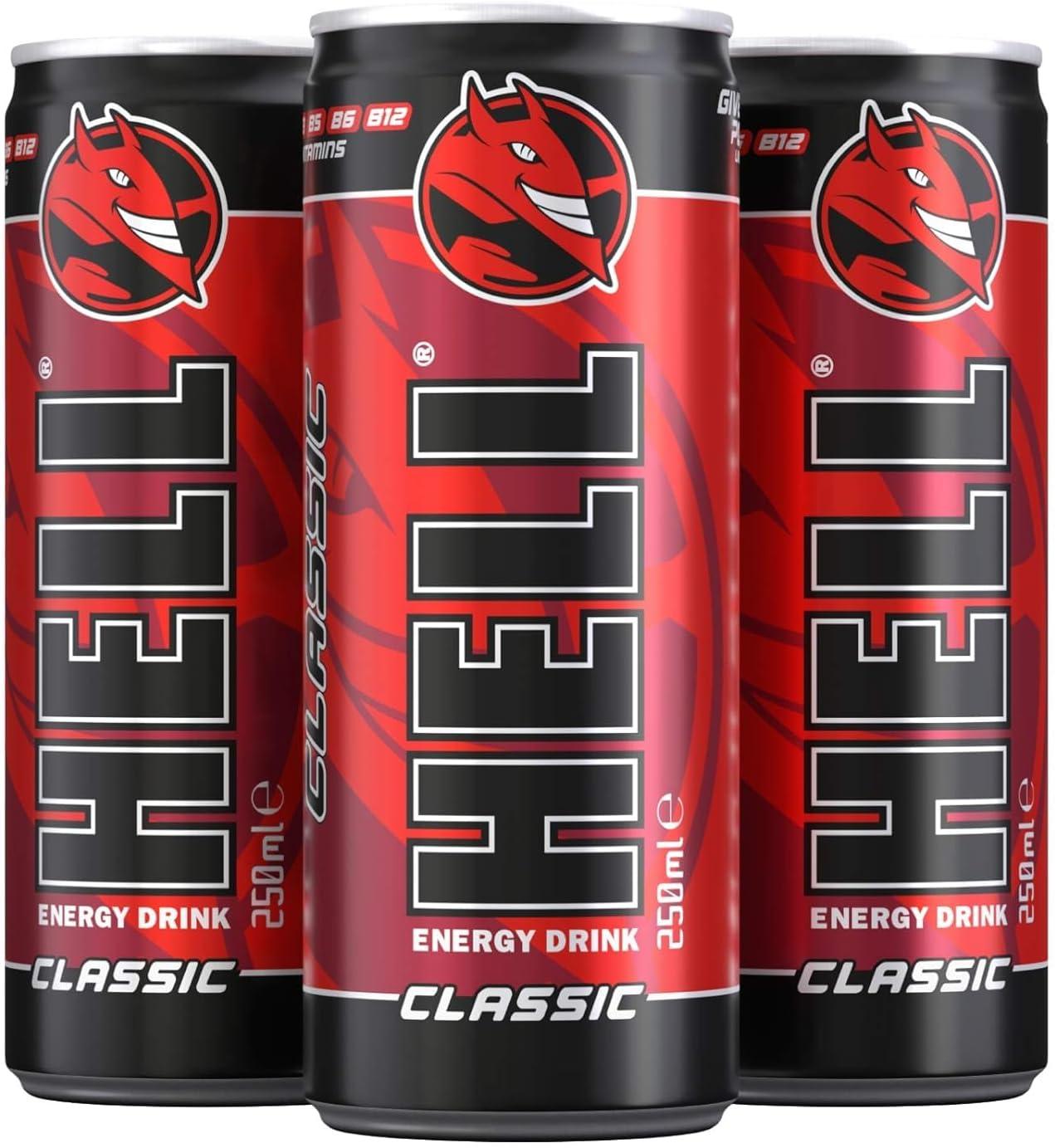 Hell Energy Drink 24 cans 250 ml each including deposit | Buy Now with ...