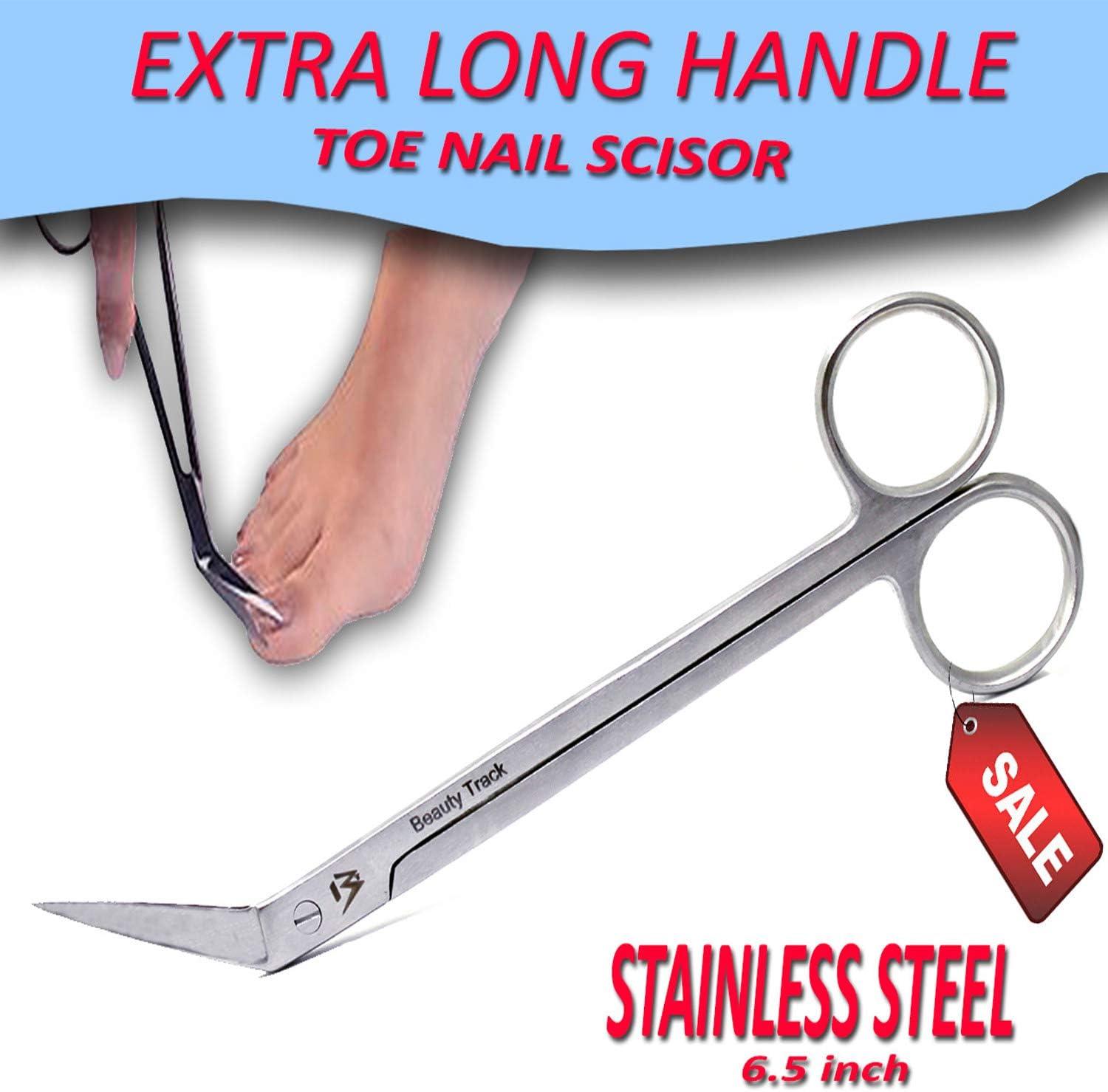 Extra Long Shank Toe Nail Cutter for Elderly with Back Pain | 6.25 inch ...