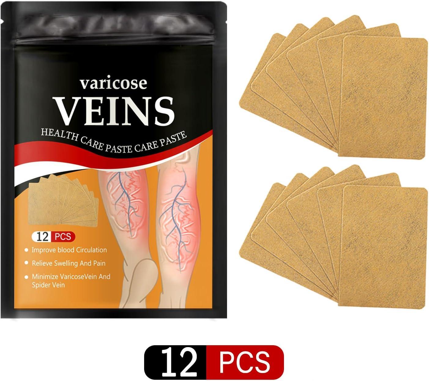Varicose Vein Relief Patches - Herbal Plasters for Spider Veins & Leg ...