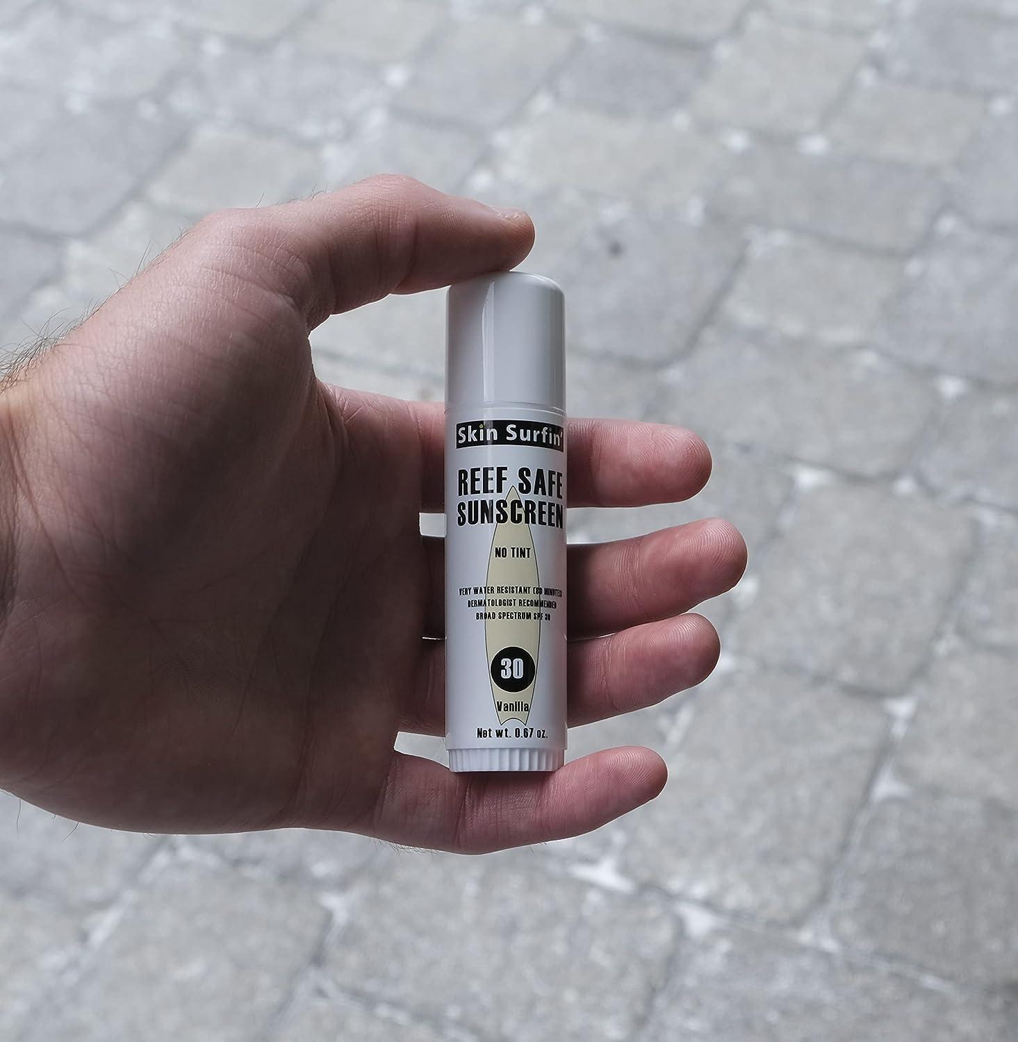 Skin Surfin' SPF 30 Natural Reef Safe Sunscreen Face Stick 0.67 oz ...