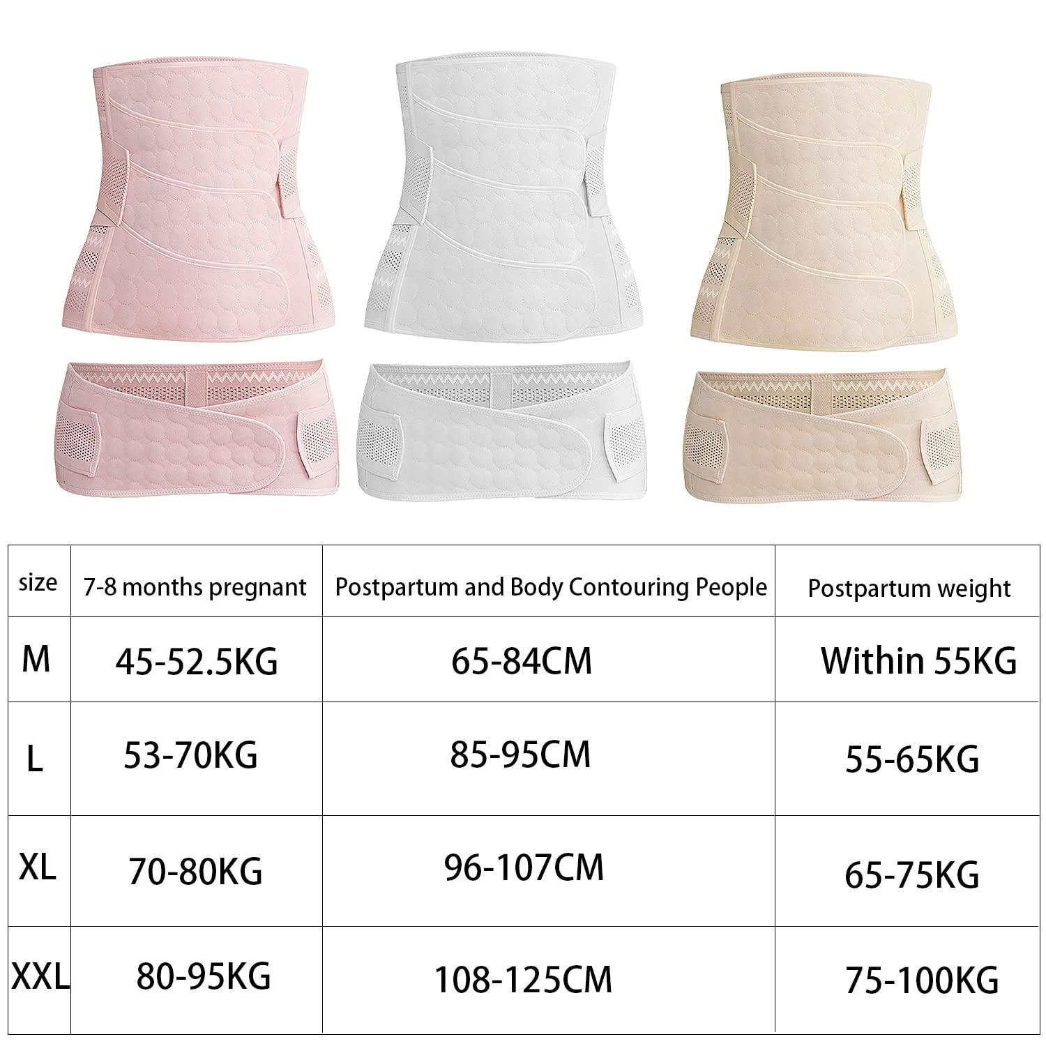 WANYI 4-Patch Postpartum Belly Wrap & Pelvis Belt | 2 in 1 C-Section ...
