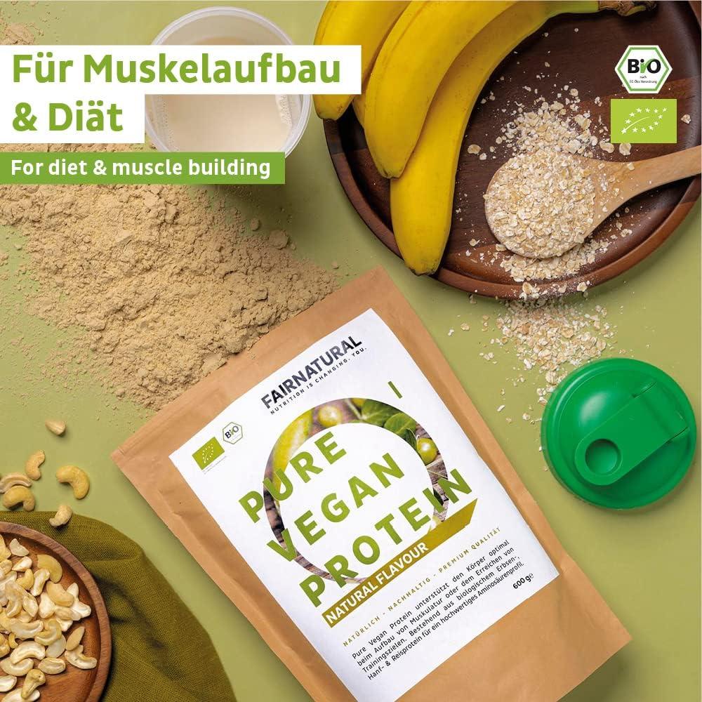 Vegan Protein Powder 600g - Soy-Free Bio-Neutral Low-Carb No Added ...