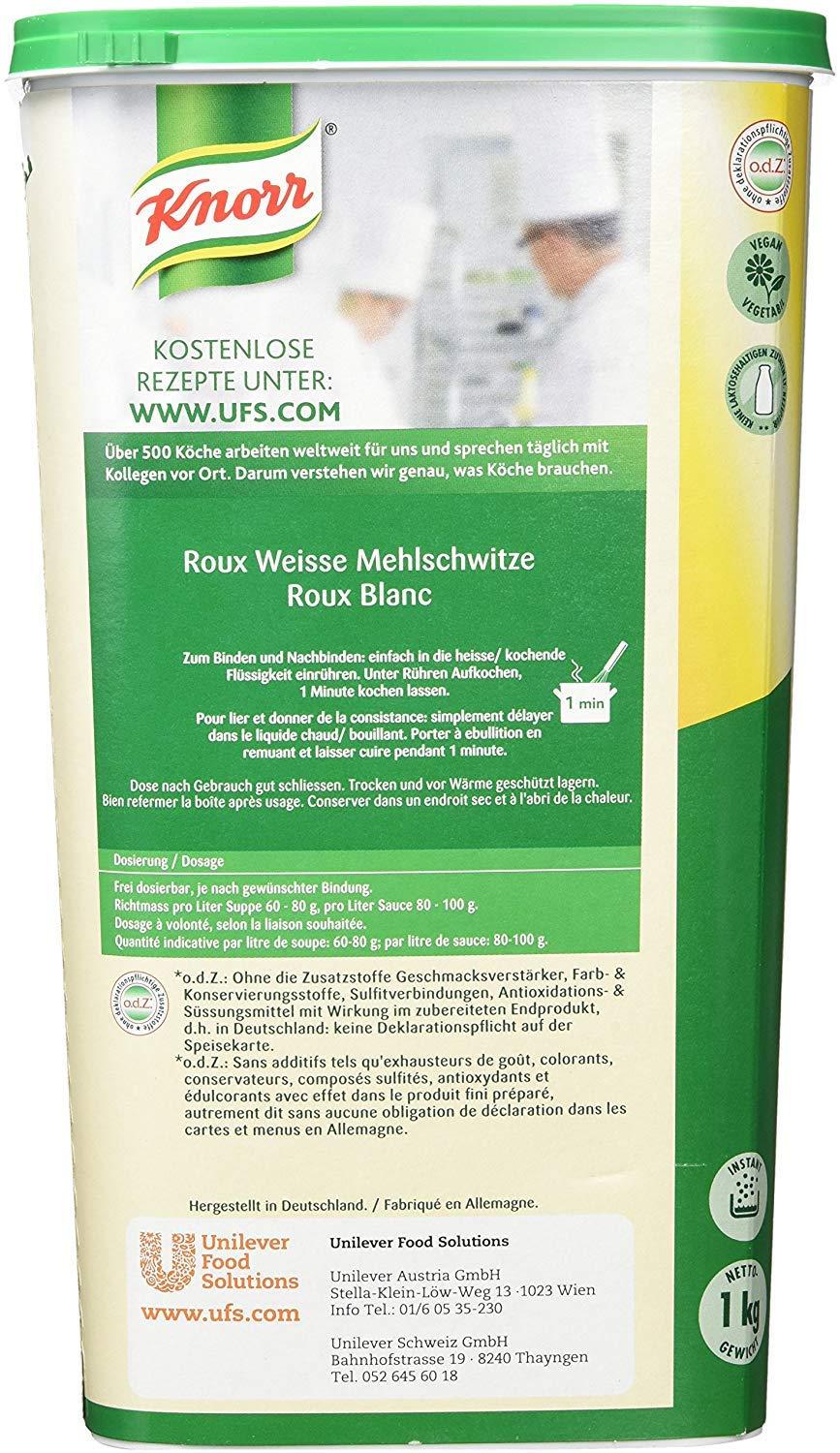 Buy Knorr Roux White Roux 1kg | Instant Stable Sauce Binding for ...