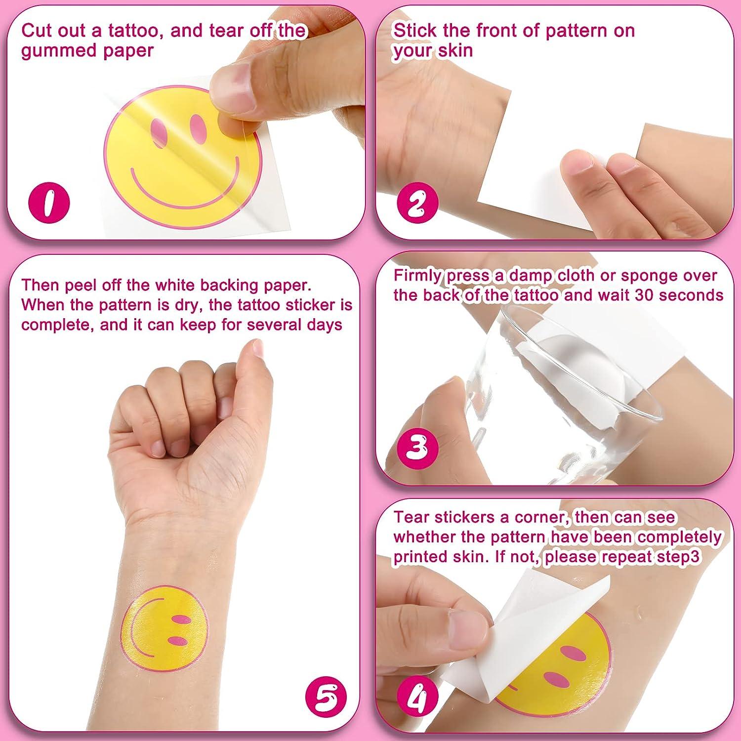 144 Pieces Pink Preppy Theme Temporary Tattoos - Assorted Cowgirl ...