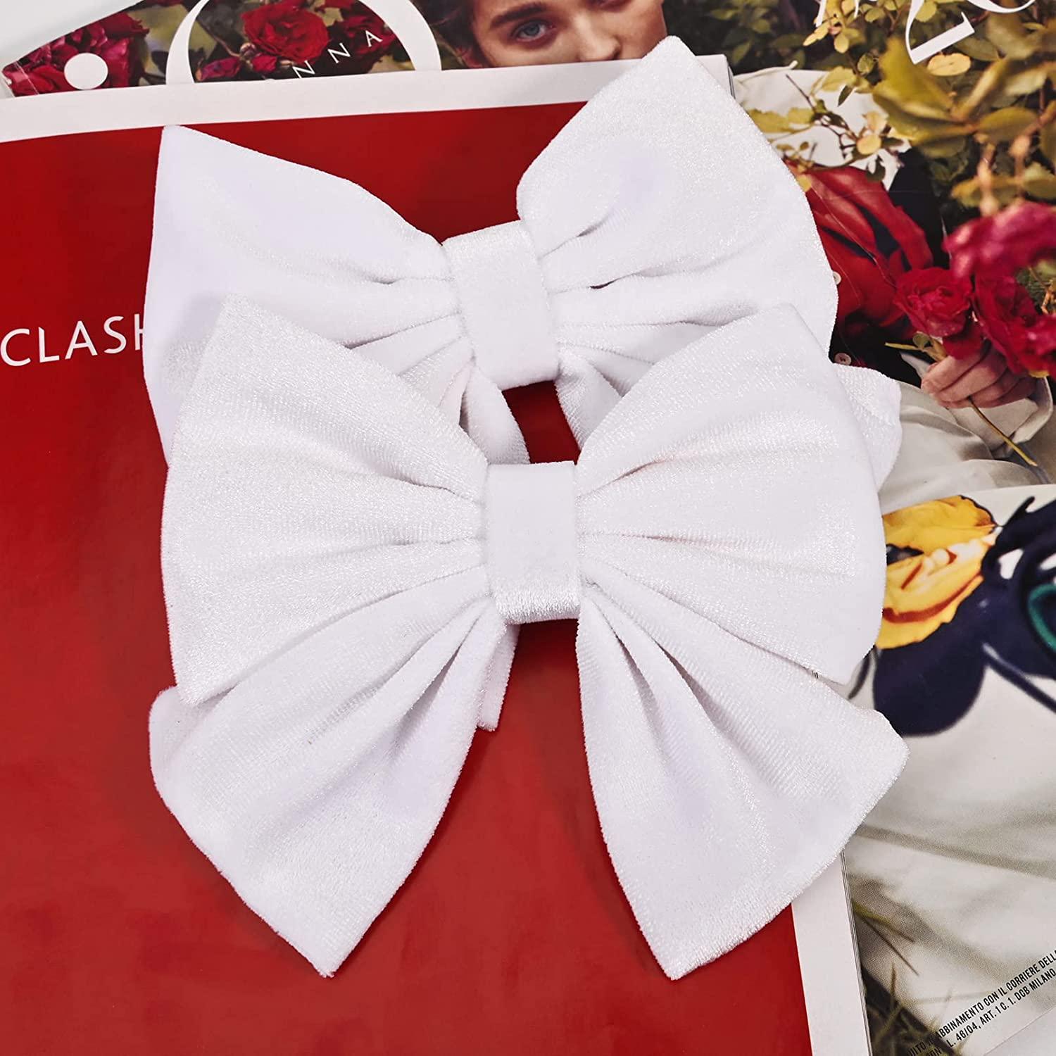 White Bow For Hair