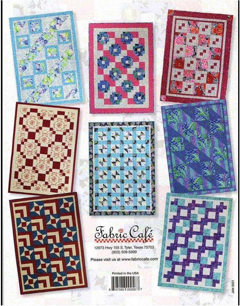 Fabric Cafe Quilts in a Jiffy 3 Yard Quilt Pattern Book - Easy DIY Quilting Guide | Buy Now with ...