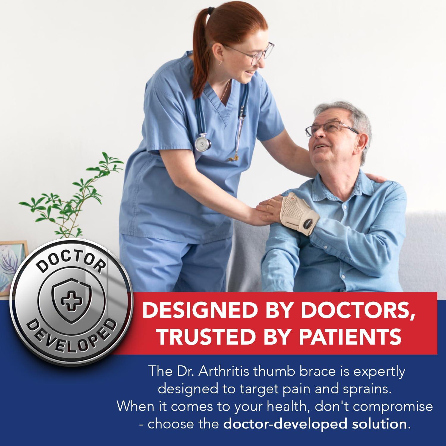 Doctor Developed Thumb Support Brace with Handbook - Thumb Splint for ...