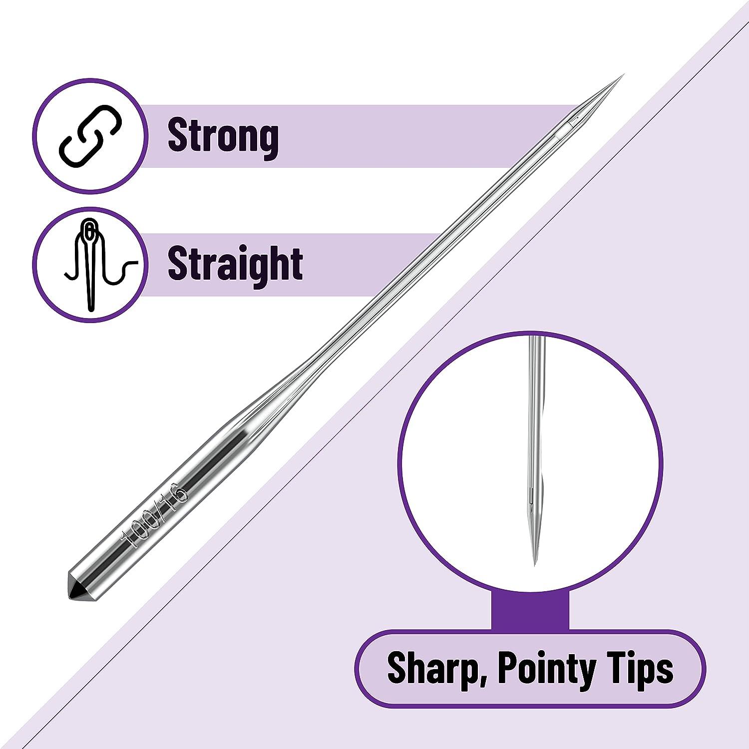 Mr. Pen Sewing Machine Needles 50 Pack - Universal Needles for Singer ...