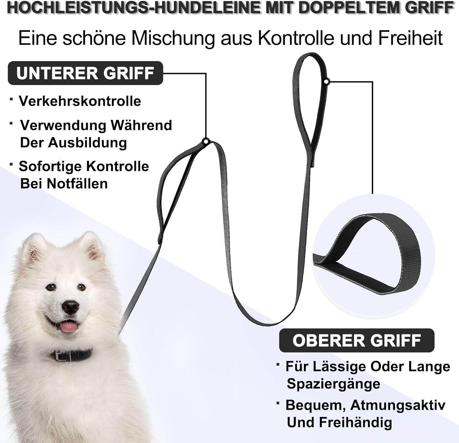 Demigreat Long Dog Leash - 1.5m 3m & 5m Training Line with Padded ...