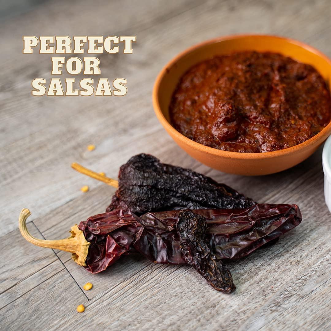Dried Peppers 6 Pack Bundle - Ancho, Arbol, Guajillo, Pasilla, Chipotle ...