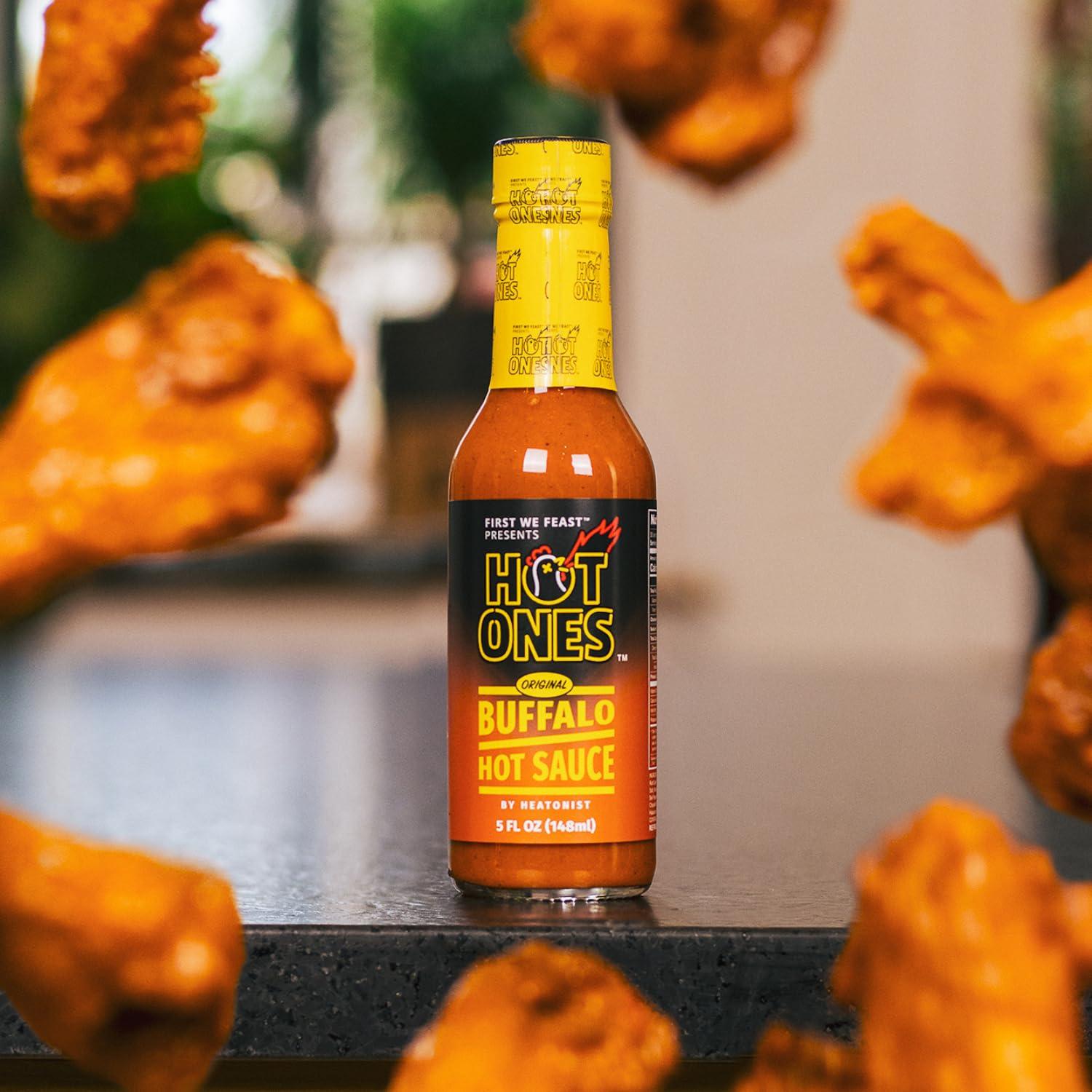 Hot Ones Season 22 Variety Pack - Mild to Fiery Hot Sauces in 5oz ...