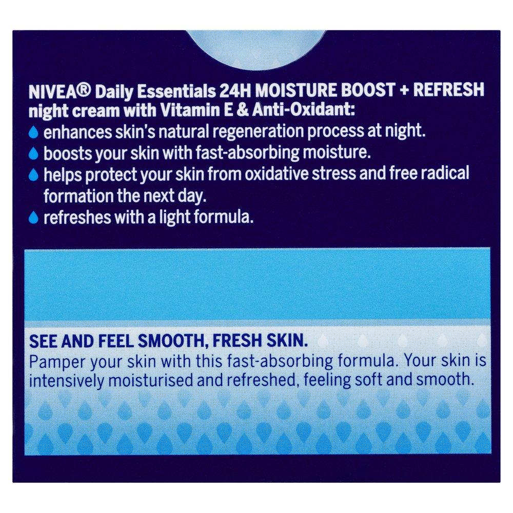 NIVEA Daily Essentials 24H Moisture Boost Night Cream - 50ml | Buy Now ...