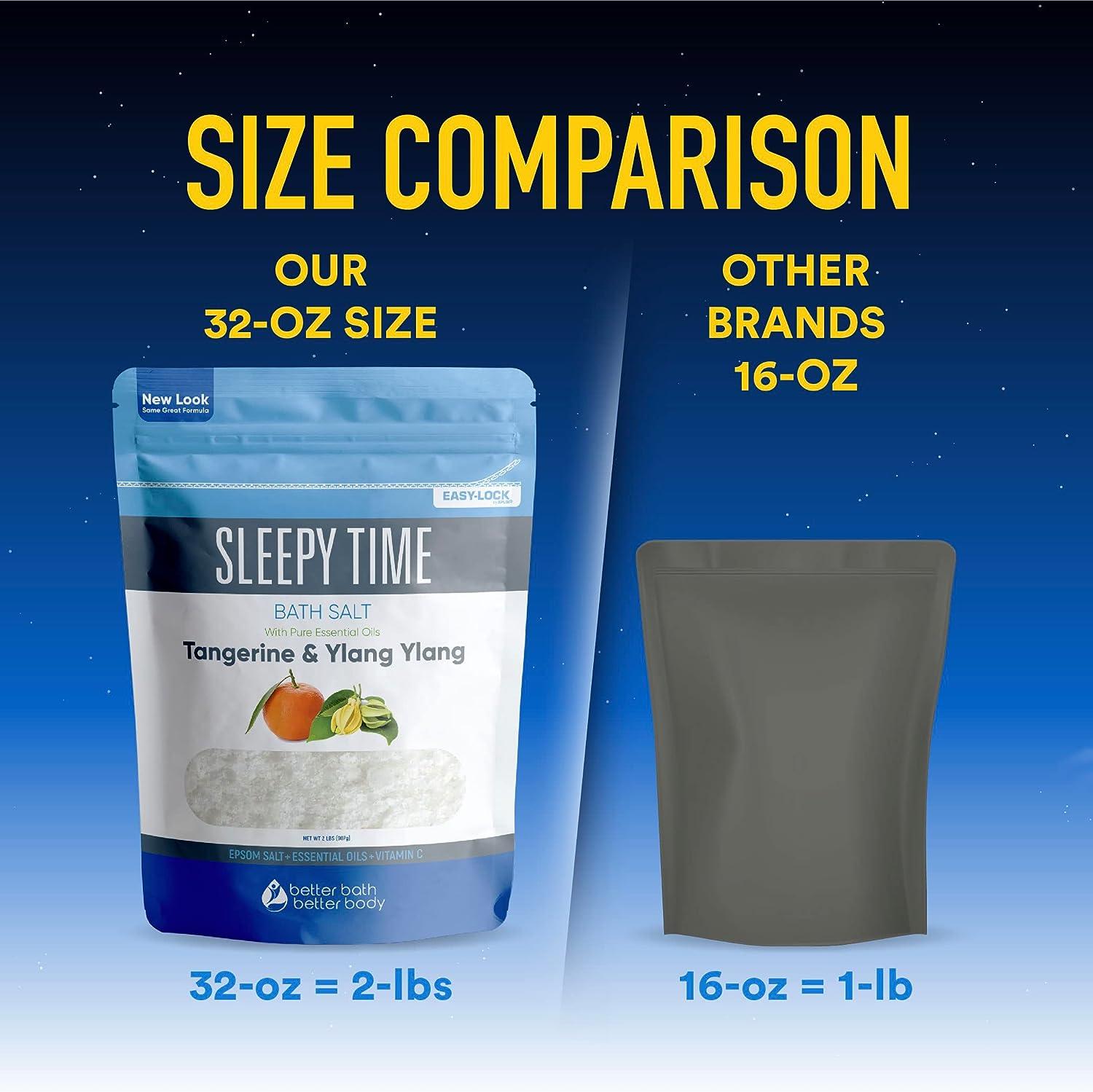 Sleepy Time 32oz Epsom Salt with Essential Oils - 2lb | Relaxation and ...