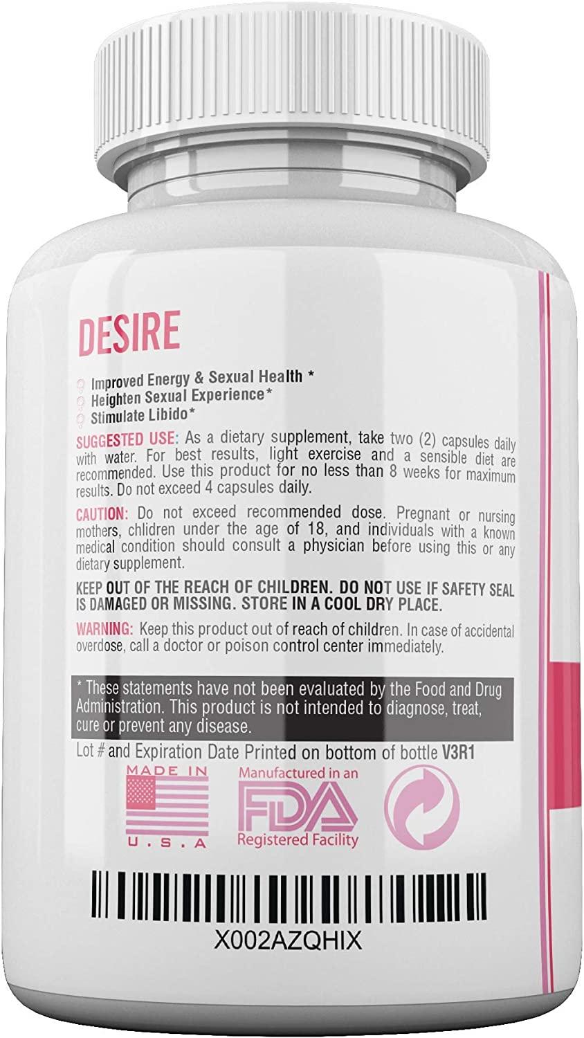 Desire Female Enhancement Pills - Natural Mood Booster for Women ...