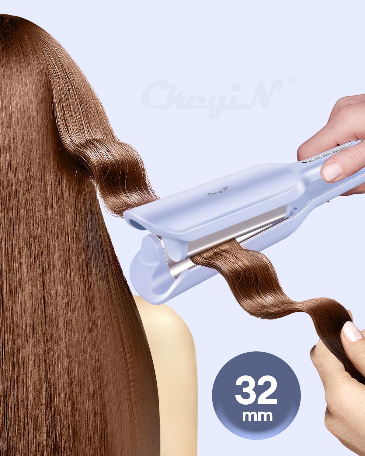CCKeyin 32mm Wave Iron for Mermaid Waves | Beach Waves Curling Wand ...
