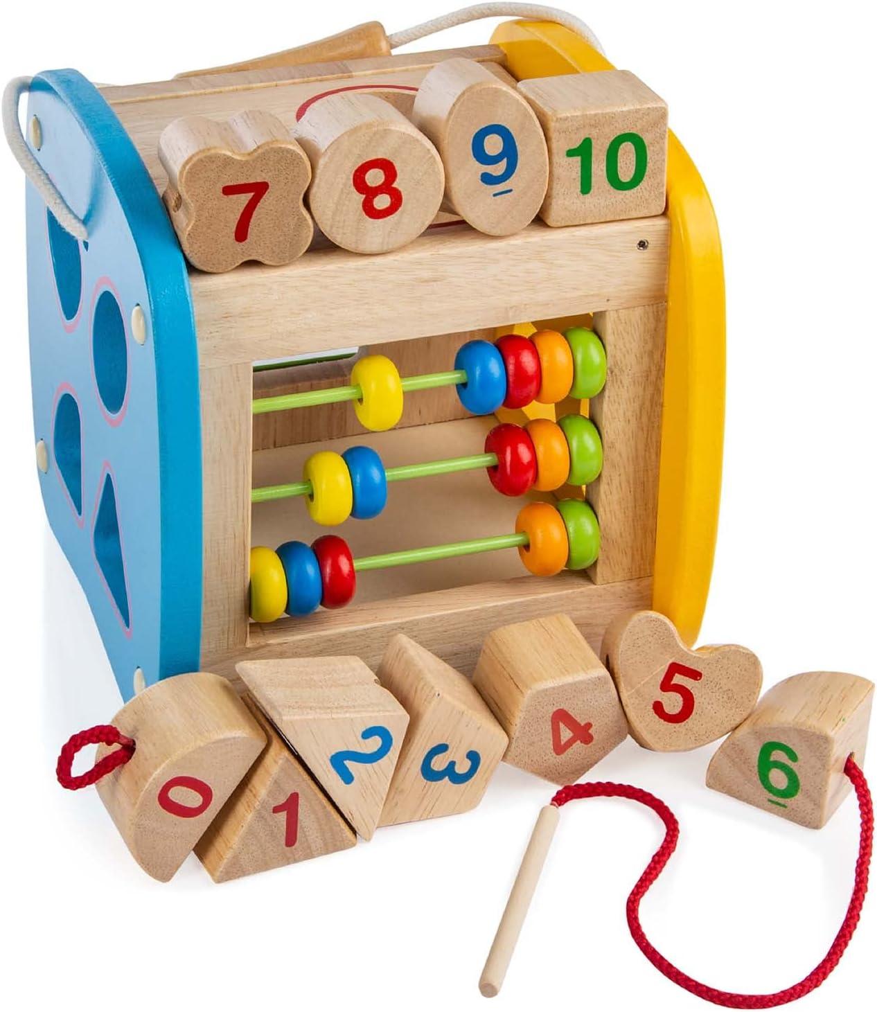 All Kids United Wooden Plug-In Cube Toy | Motor Skills & Design ...