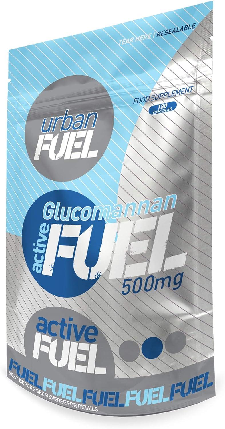Urban Fuel Active Glucomannan Konjac Fibre 500mg | 180 Capsules ...