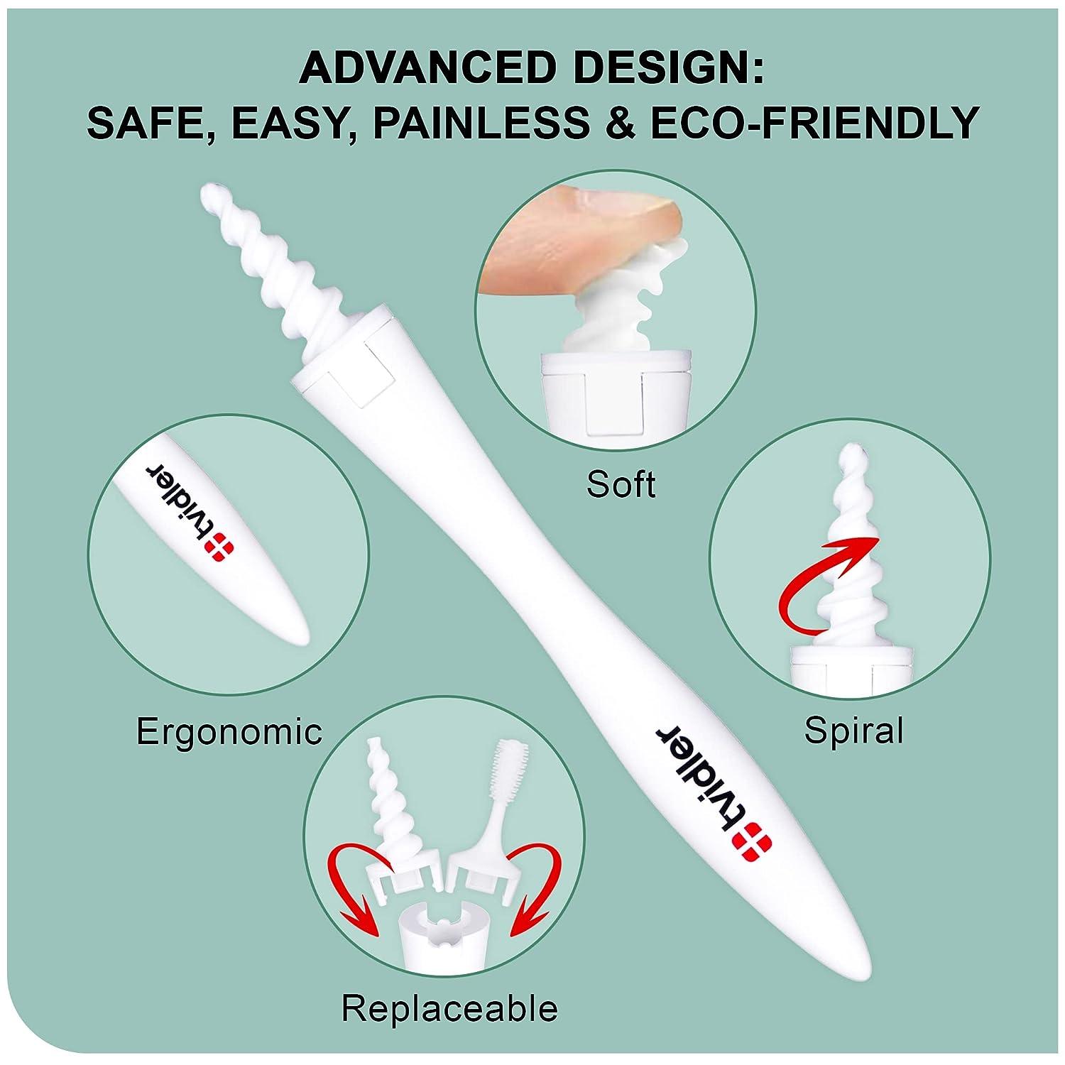 Tvidler Pro Ear Wax Removal Extra Heads - Reusable Medical Grade ...