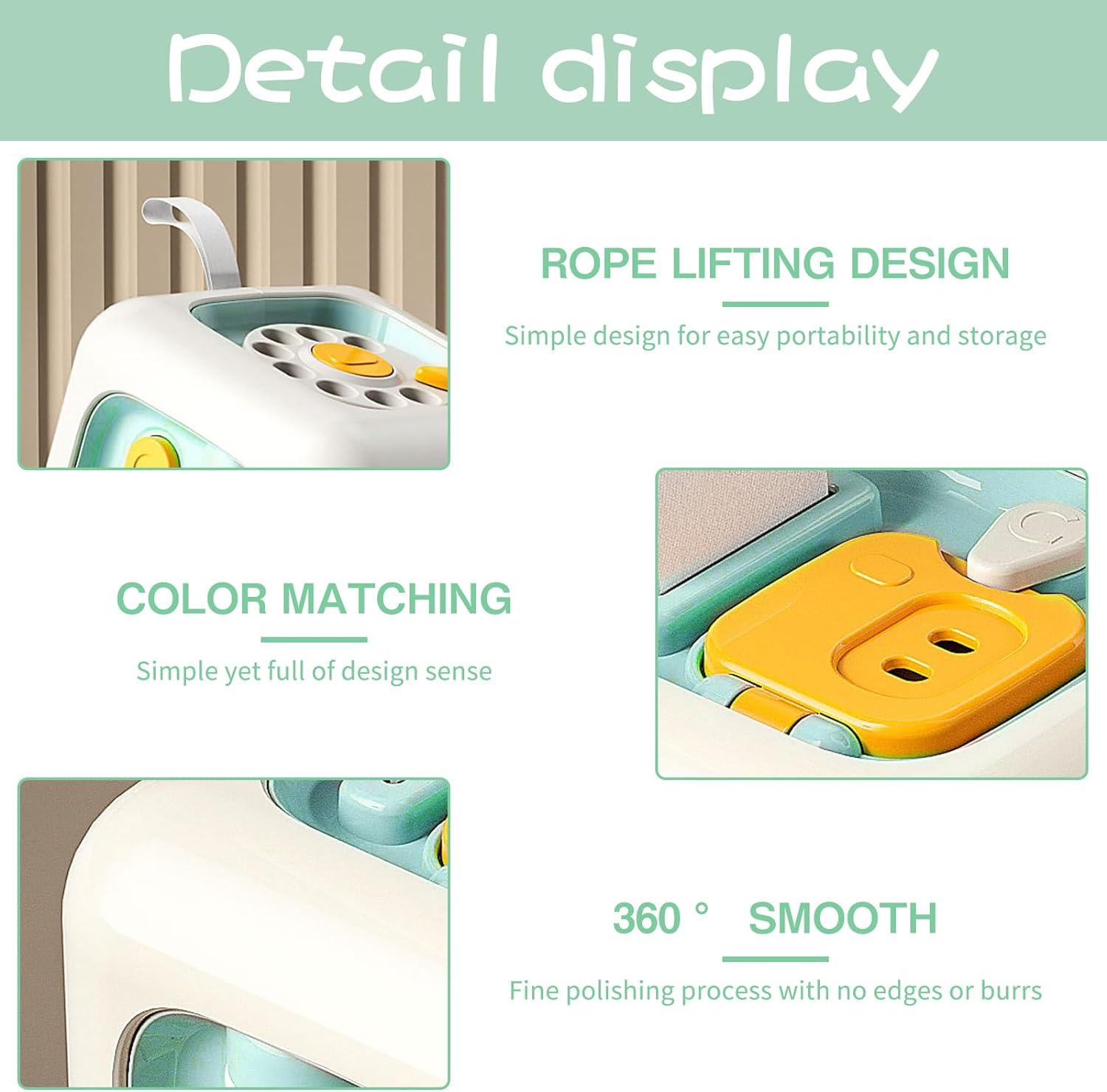 Dazztime Busy Activity Cube for Toddlers | Montessori Fidget Toys | 2 ...