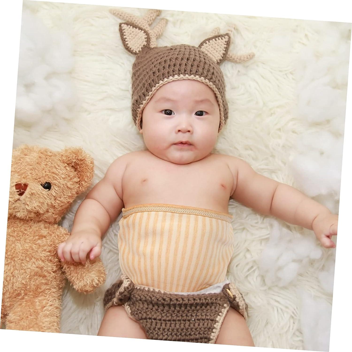 Totority 3pcs Baby Belly Button Band Set | Cotton Infant Belly ...