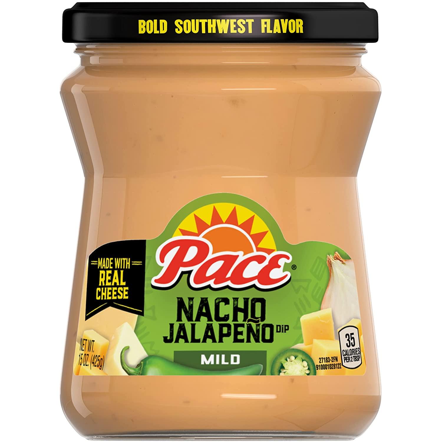 Pace Jalapeno Queso Dip | Perfect for Nachos | 15oz Jar | Buy Now with ...