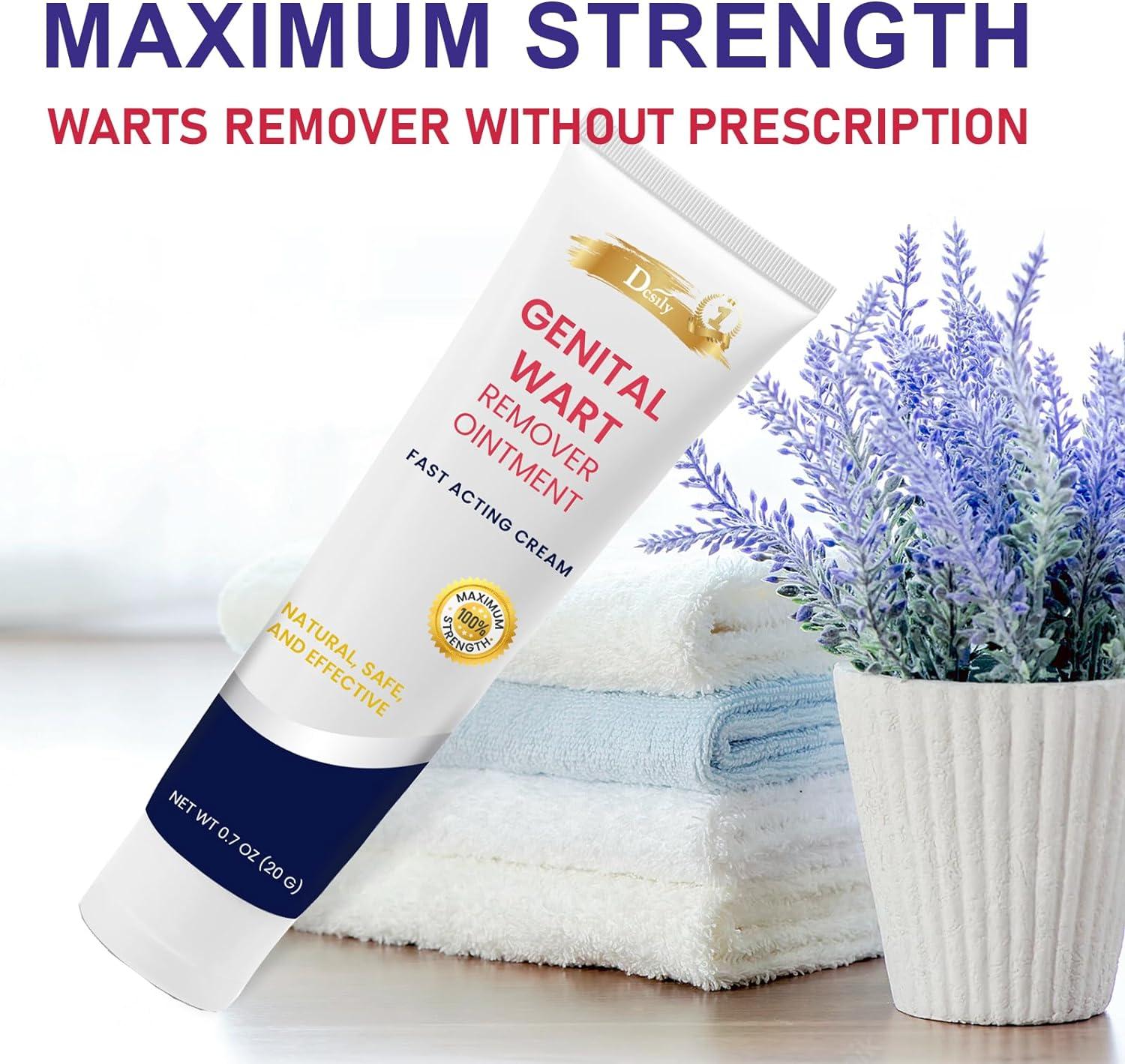 Fast Action Cream Wart Gel | Maximum Strength Wart Ointment with ...